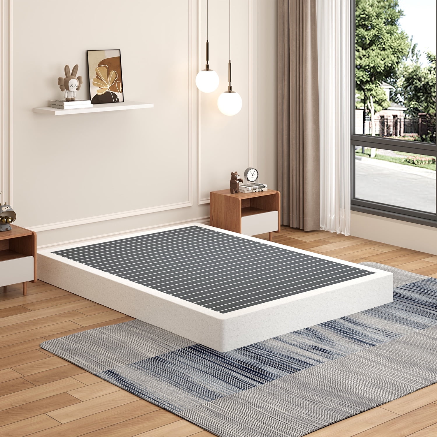 CLA KING Box Springs，7-inch heavy-duty metal mattress foundation，Easy ...
