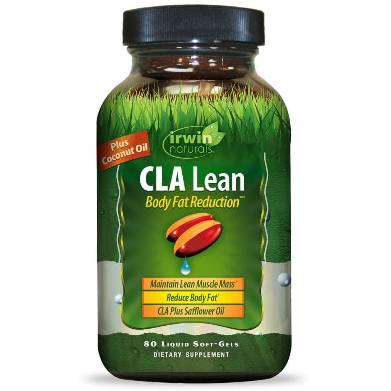 Irwin Naturals CLA Lean Body Fat Reduction Diet Supplements, Weight ...