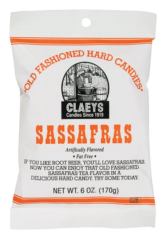 CLAES Sassafras Candy 6oz - Old Fashioned Sugar Sanded Hard Sweets by ...