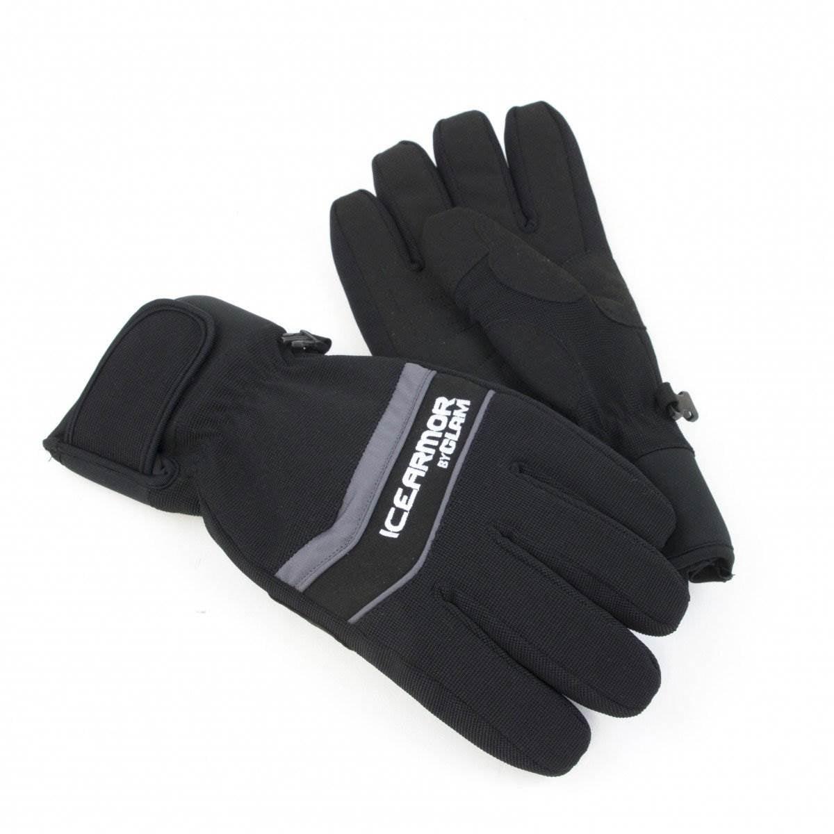 CLAM IceArmor Edge Outdoor Winter Waterproof Ice Fishing Gloves, Large ...