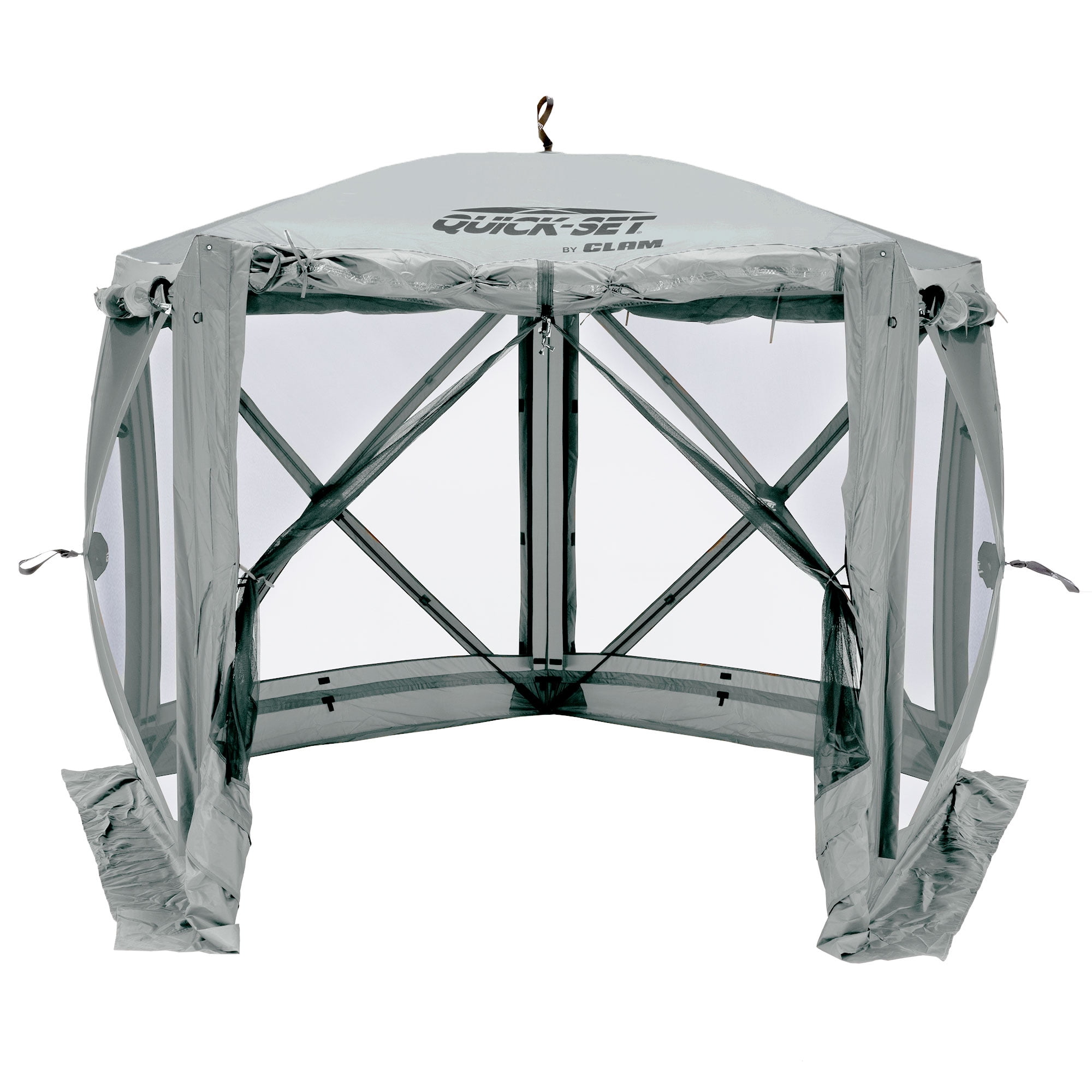 CLAM Quick-Set Adventure 9x9' Portable Outdoor Canopy Shelter w/Wind ...