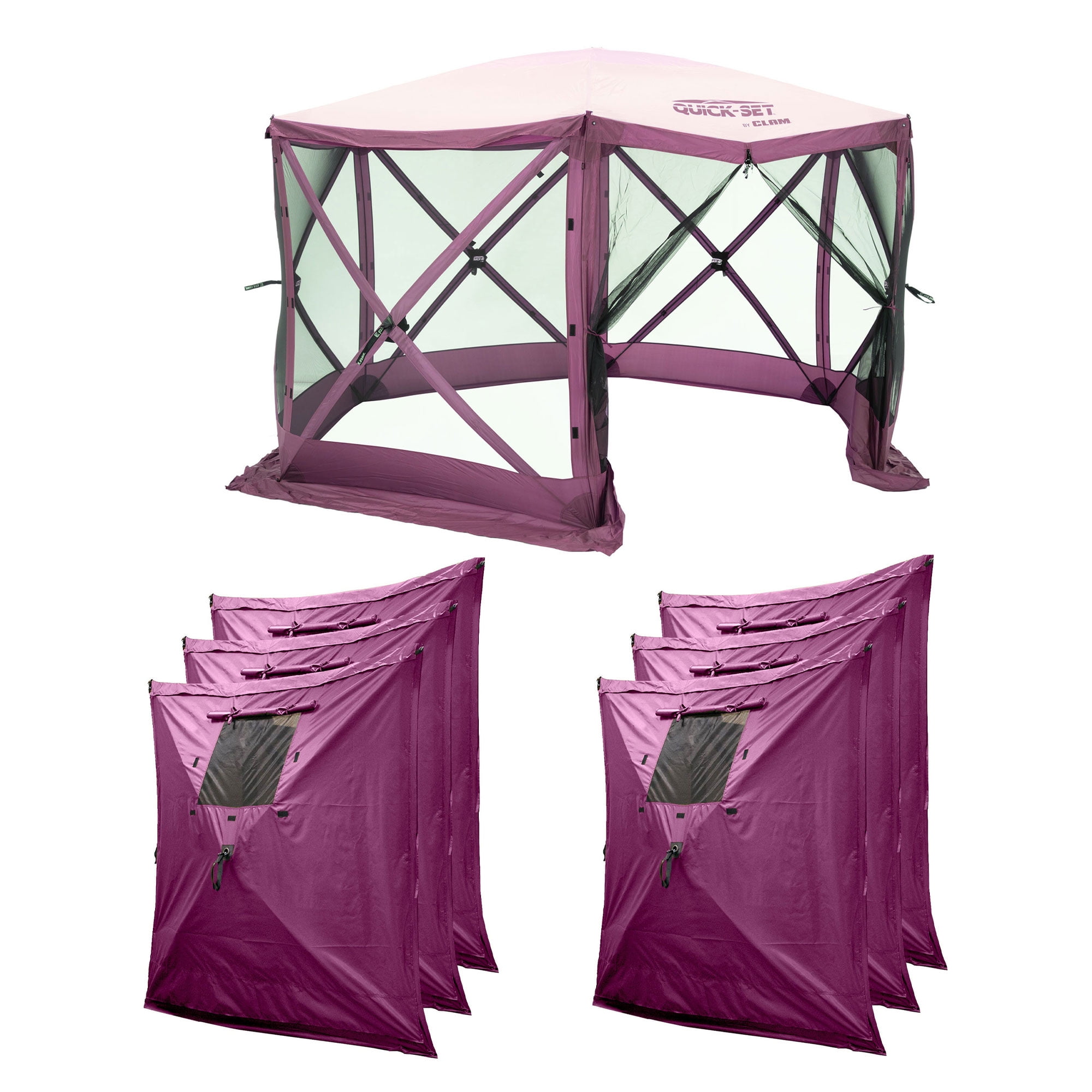 CLAM Quick Set Escape Canopy + CLAM Quick Set Screen (2 Pack) - Walmart.com