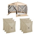CLAM Quick-Set Escape Portable Canopy Shelter with Wind & Sun Panels ...