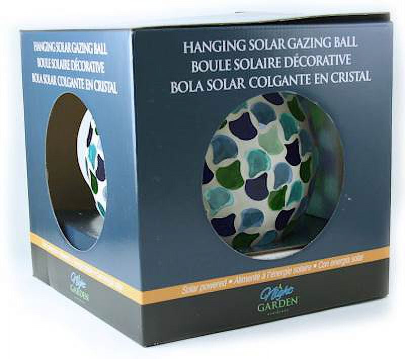 CLAMSHELL MOSAIC Hanging Solar Gazing Ball by Evergreen - Walmart.com
