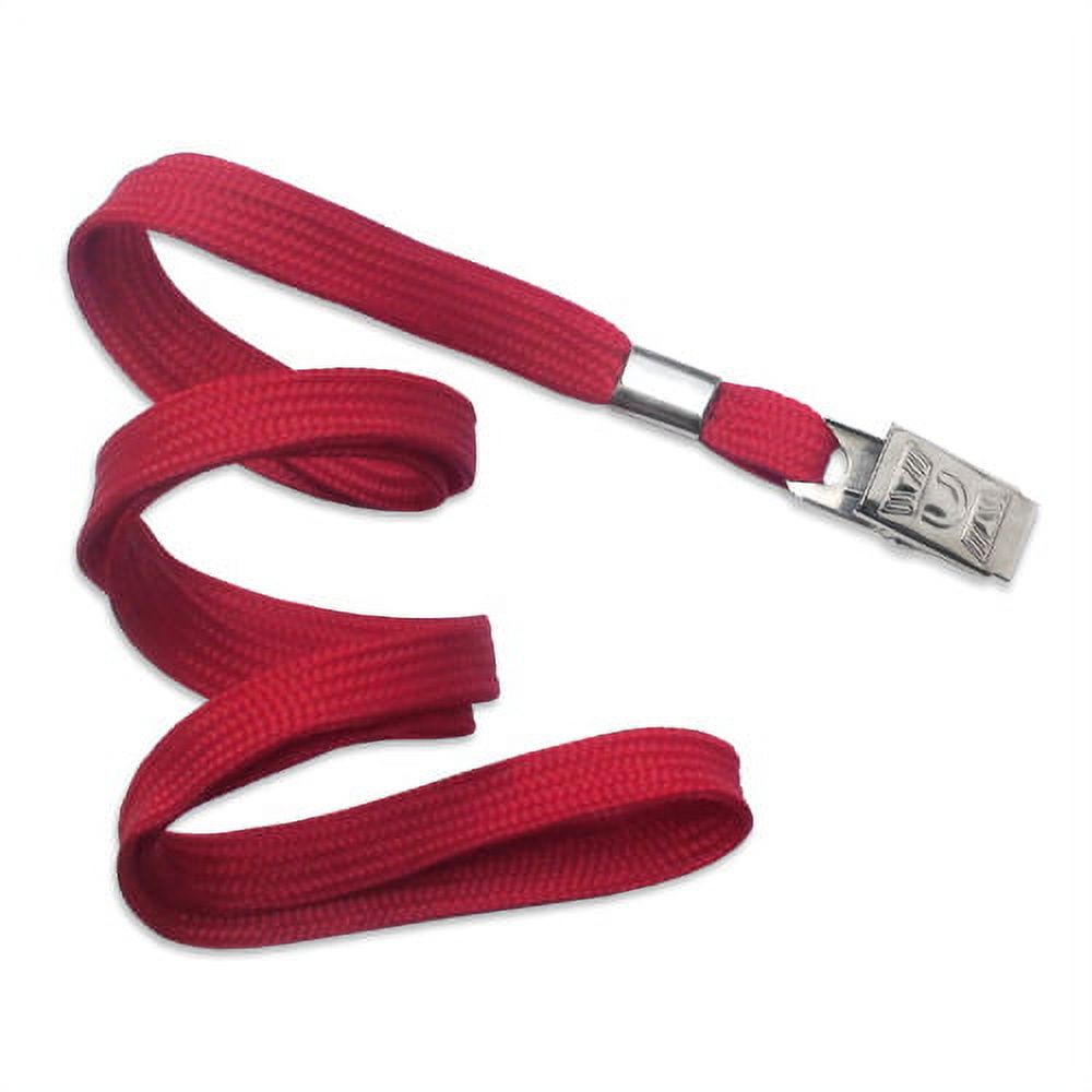 CLANF36-RD - Safety Lanyards for Name Badge and ID Card Holders - Flat ...