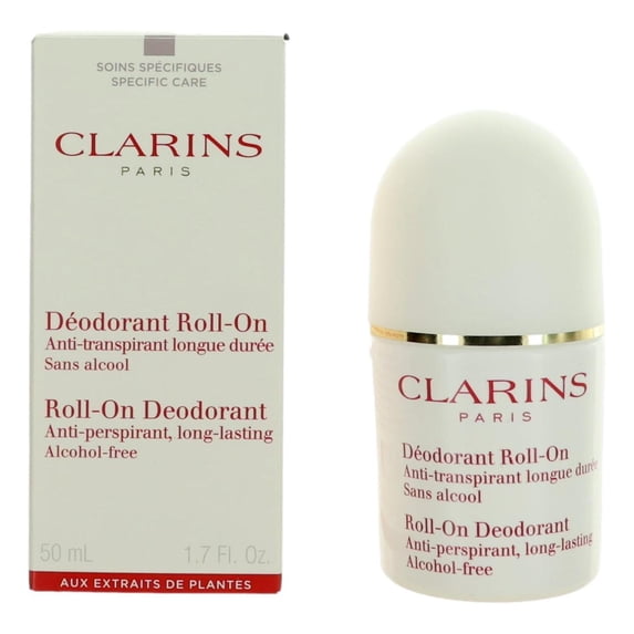 Clarins Roll-On Anti-Perspirant Deodorant, 1.7 oz, Gentle Skin Formula ...