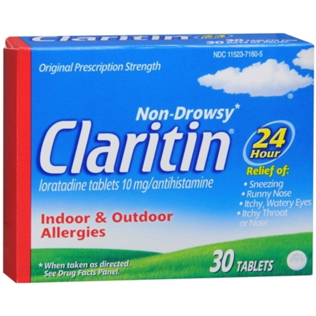 CLARITIN 24 Hour Allergy Tablets 30 Tablets - Walmart Business Supplies