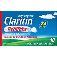 Claritin-D 24 Hour Non-Drowsy Allergy and Congestion Tablet, 10 Count ...