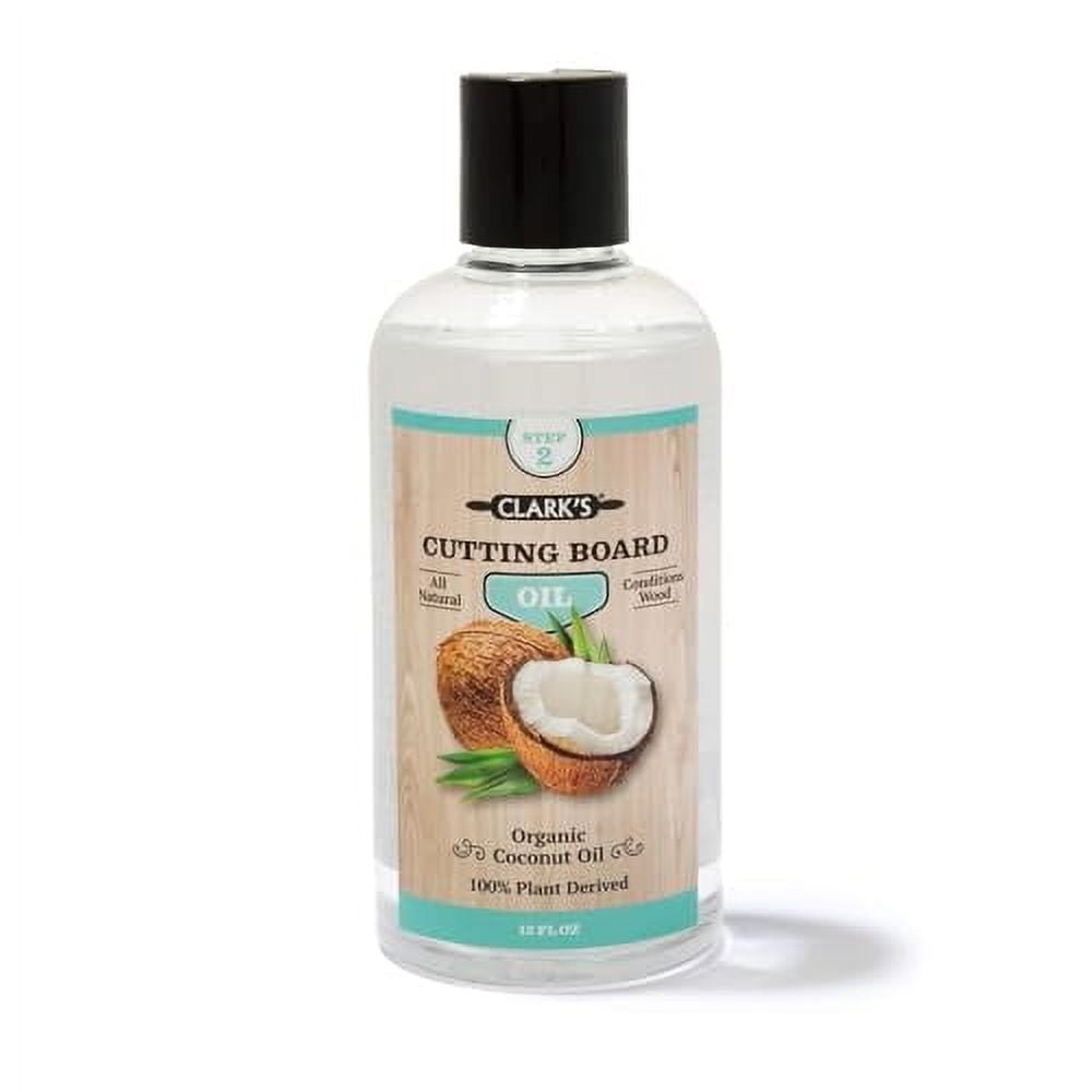 CLARK'S Coconut Cutting Board Oil - Refined for Kitchen Countertops ...