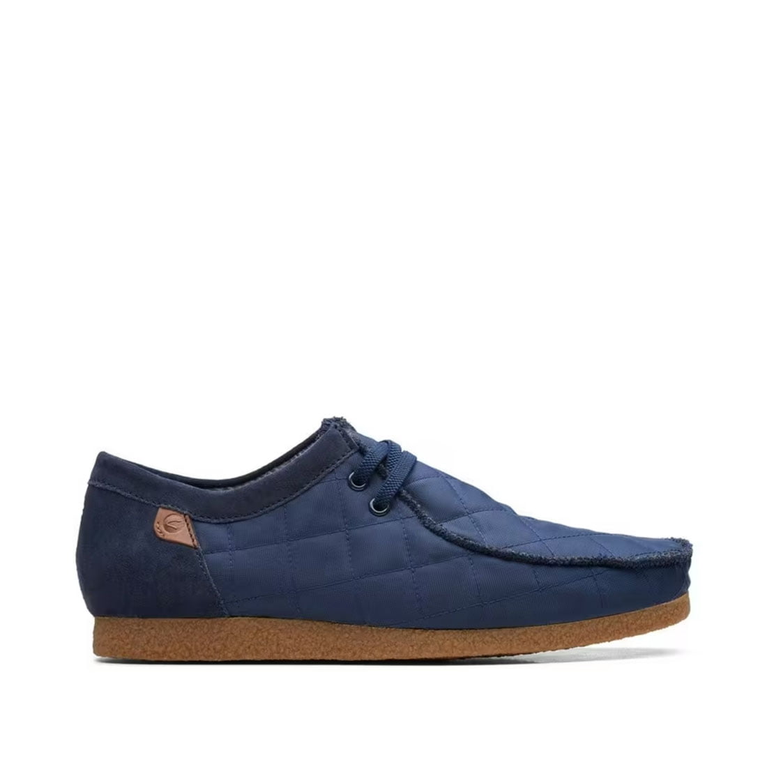 CLARKS Male Adult Men 8.5 Wide 26162716 Navy Textile - Walmart.com