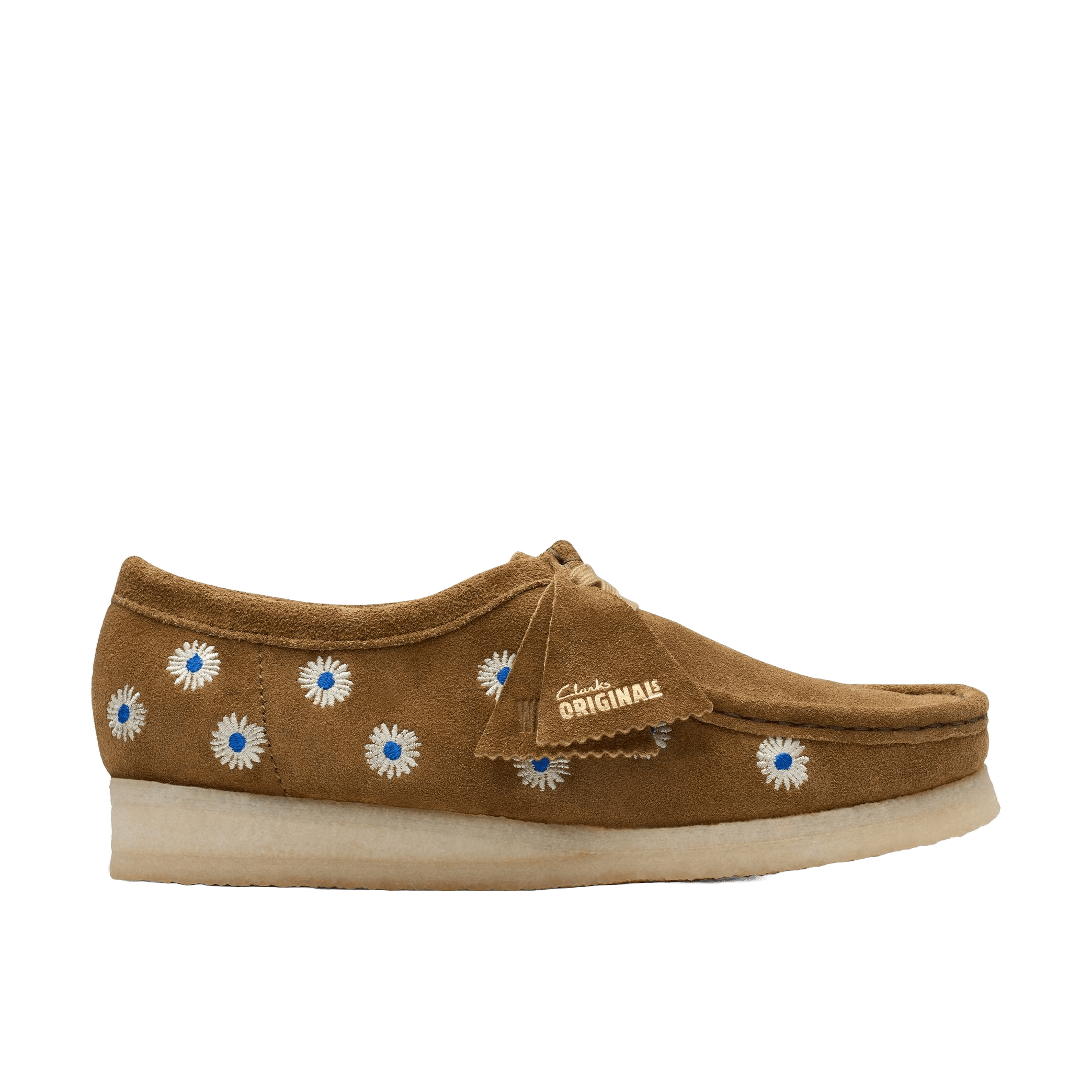 CLARKS ORIGINALS WOMEN WALLABEE Shoes Dark Olive Embroidery - Walmart.com