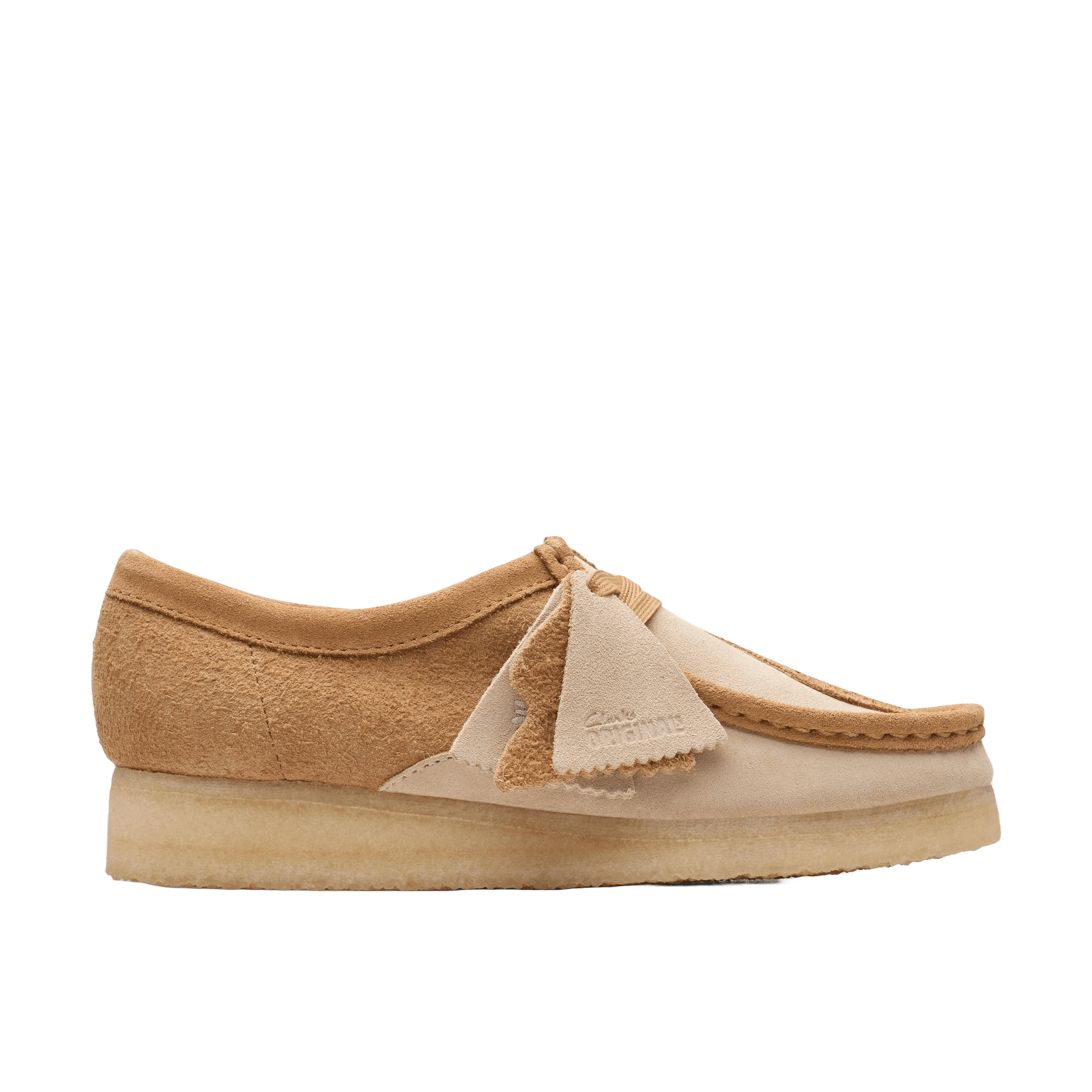 CLARKS ORIGINALS WOMEN WALLABEE Shoes Mid Tan Combination - Walmart.com