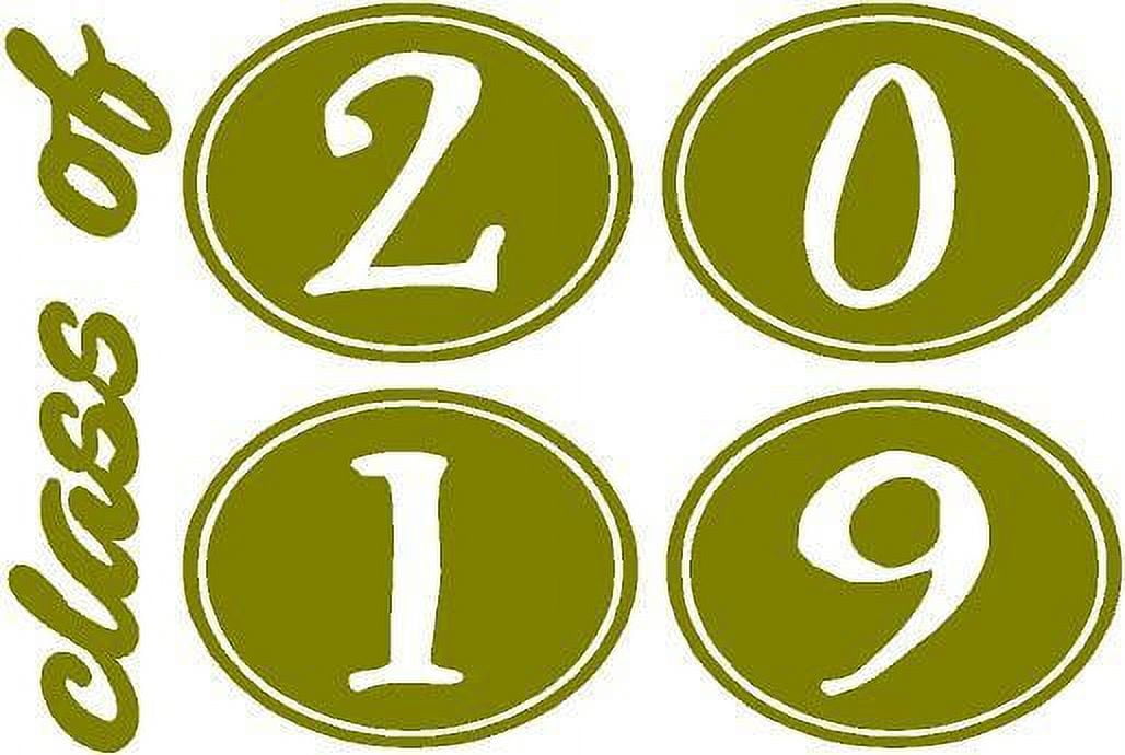 CLASS of 2019 GRADUATION VINYL WALL DECAL 20"x20" - Grad Stickers for ...