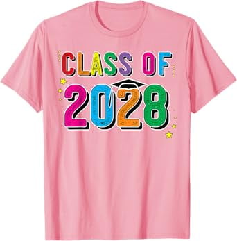 CLASS OF 2028 Grow With Me First Day Of School T-Shirt - Walmart.com