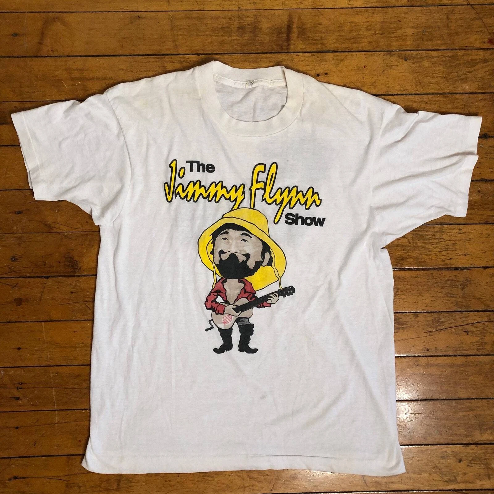 CLASSIC 80s Jimmy Flynn - Hi Bye - vintage screen stars tee shirt ...
