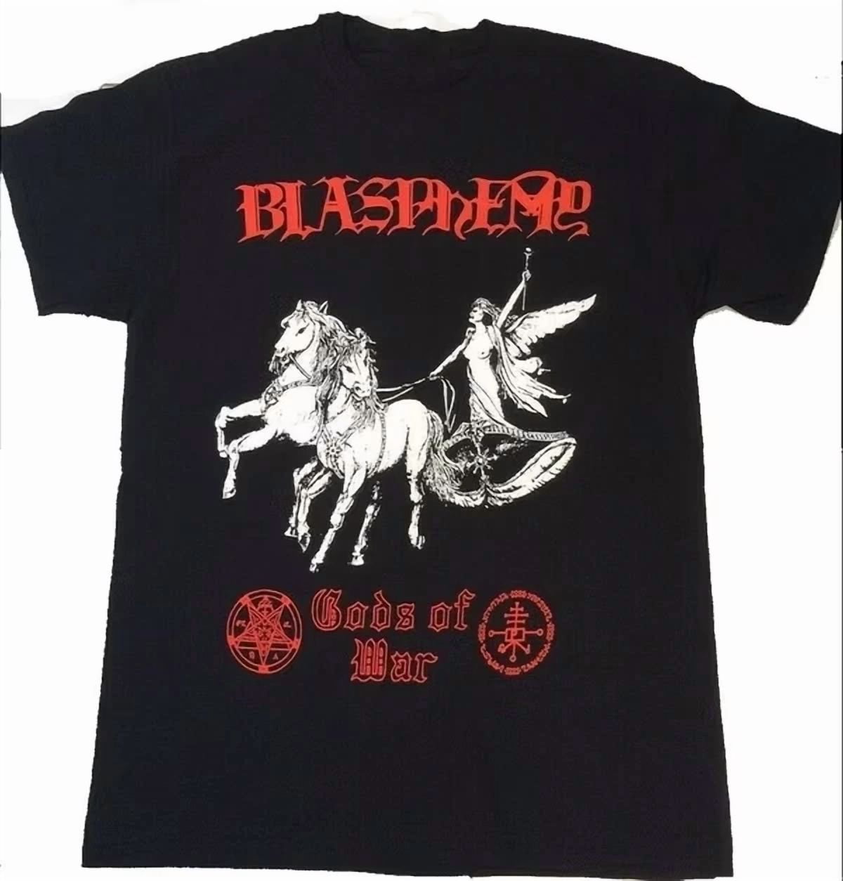 CLASSIC BLASPHEMY Band Gods of War Heavy Cotton Black All Size Shirt CS544 - Walmart.com