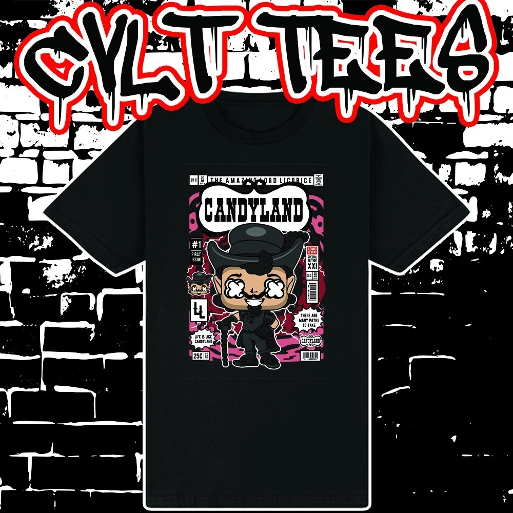 CLASSIC Candyland Comic Book Cover style Tee ~ 100% Cotton - Walmart.com