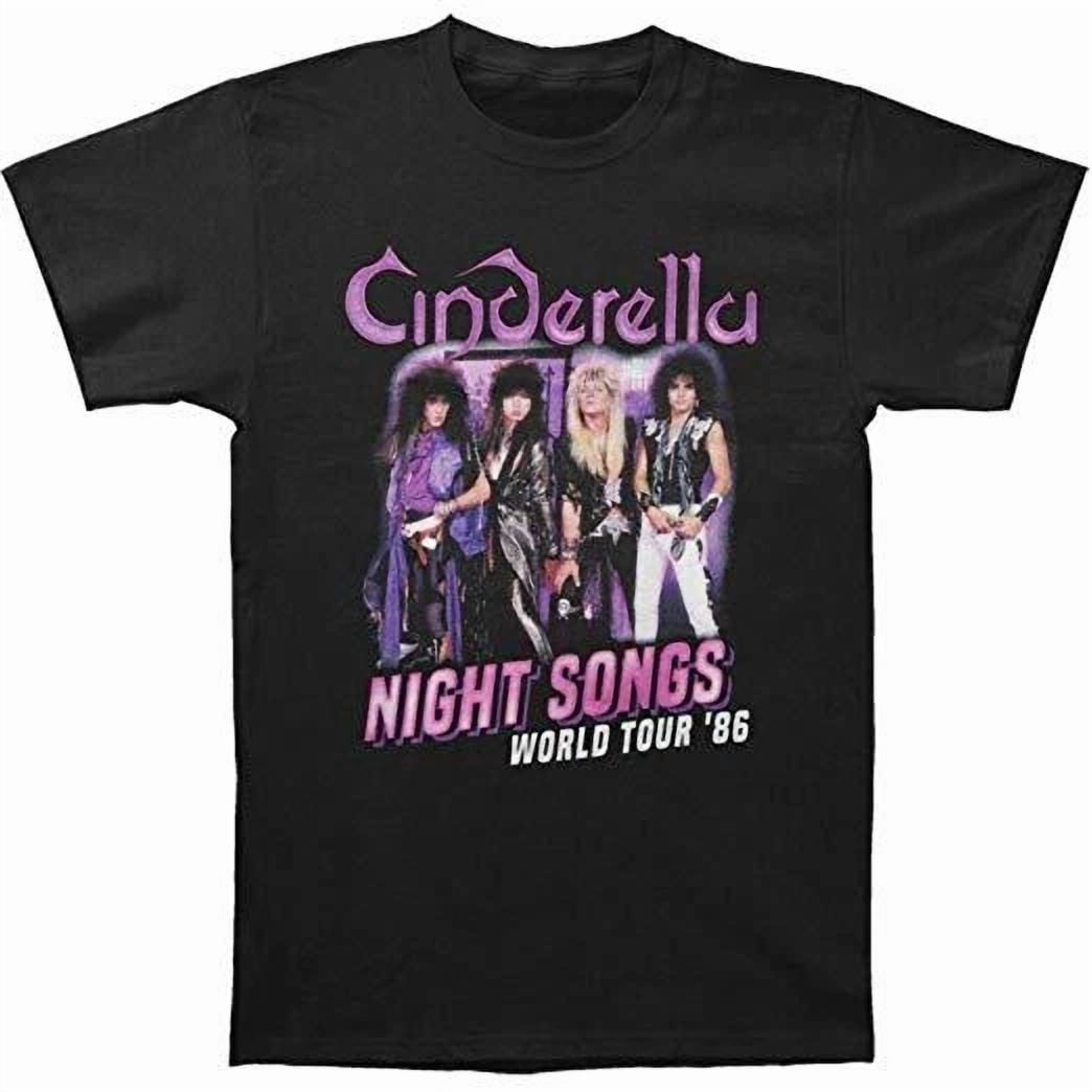 CLASSIC Cinderella Band Night Songs Tour T-Shirt Black Men S-234XL ...