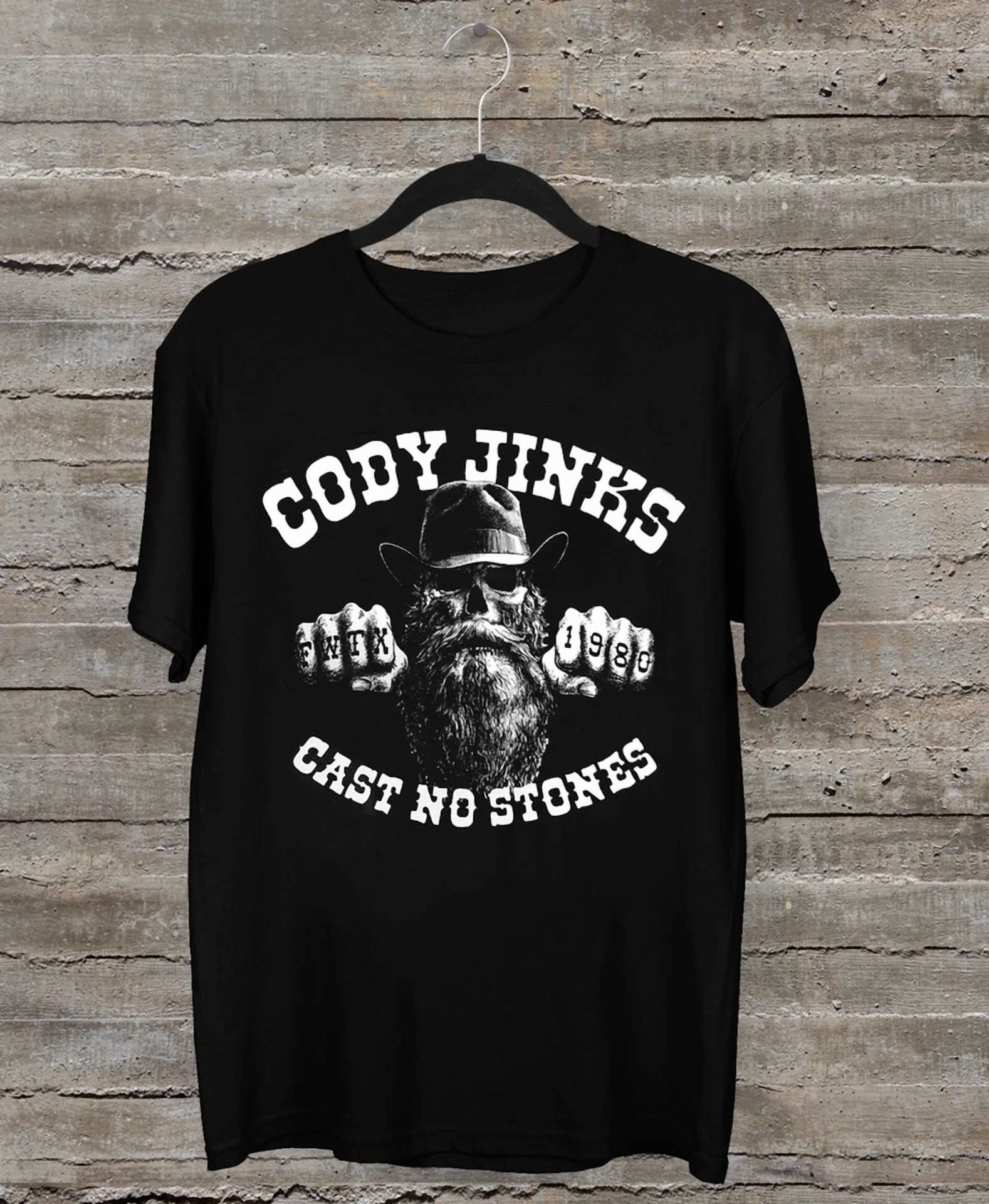 CLASSIC Cody Jinks Logo T-Shirt Black All Size Unisex Shirt - Walmart.com
