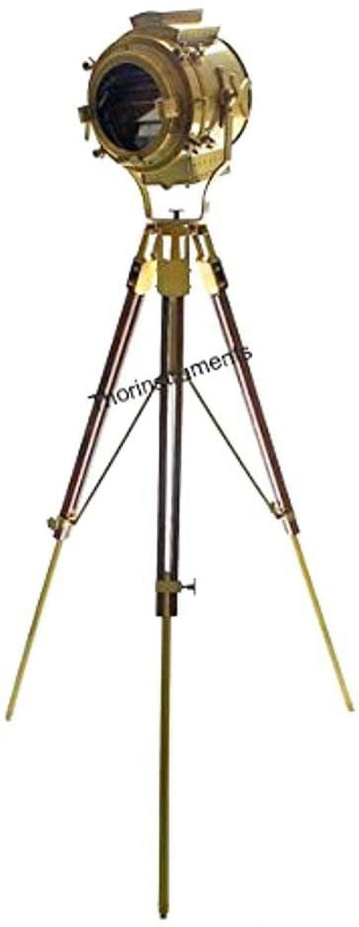CLASSIC DESIGNER FLOOR SEARCHLIGHT SPOTLIGHT WITH HEAVY TRIPOD STAND ...