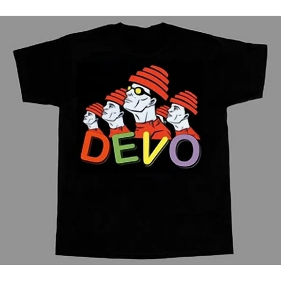 CLASSIC DEVO BAND Rock Band Cotton Black All Size Unisex Shirt ...