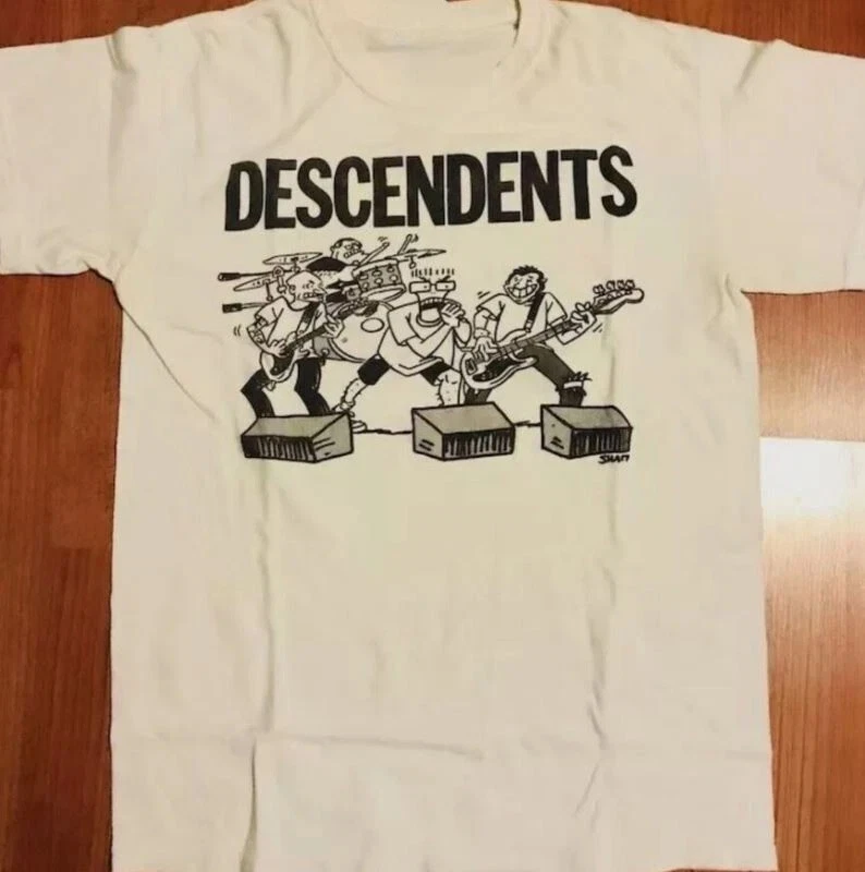 CLASSIC Descendents band t-shirt, punk rock band shirt, natural color ...