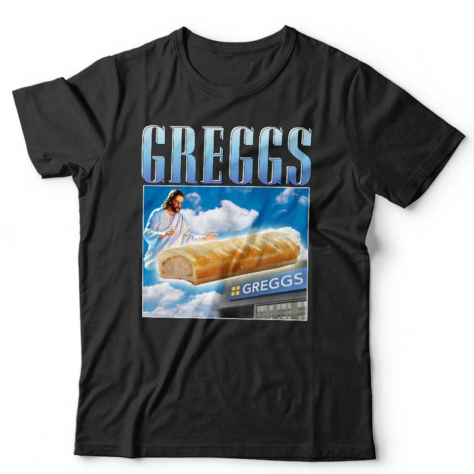 CLASSIC Greggs Appreciation Tshirt Unisex & Kids Funny Sausage Roll ...