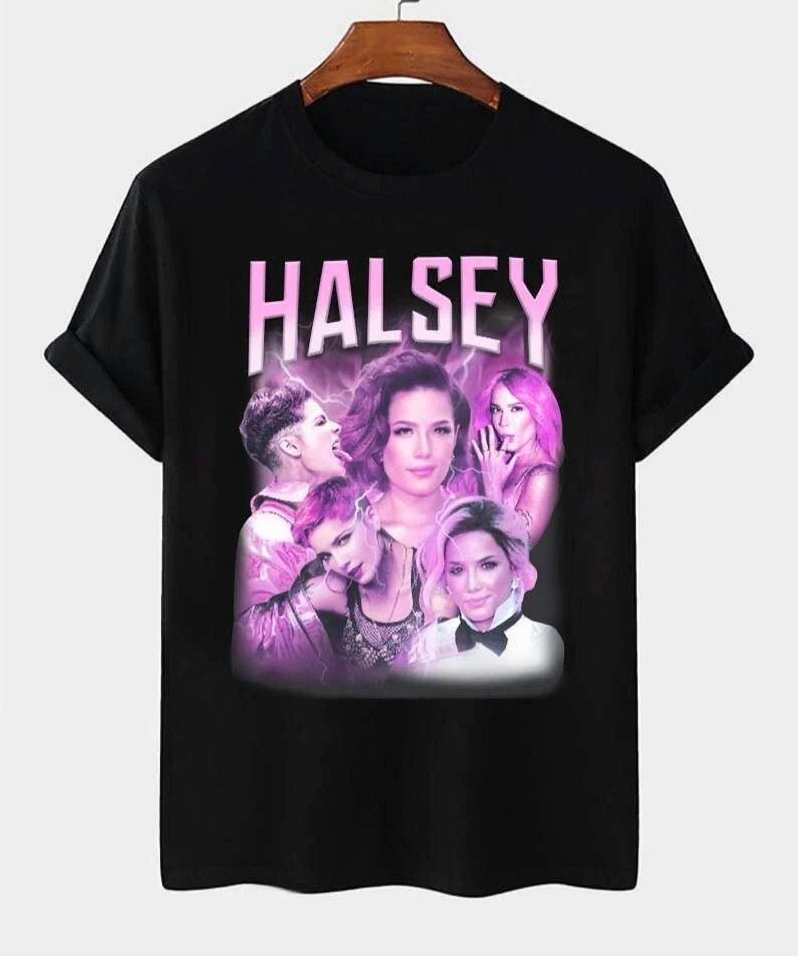 CLASSIC Halsey Singer In Tour Cotton Black T Shirt All Size For Men ...