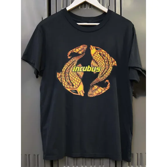 CLASSIC INCUBUS 2001 Rare koi fish Gift For Fan Black All Size T-Shirt ...