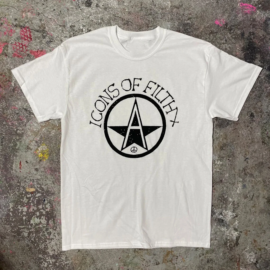 CLASSIC Icons of Filth Band Punk Rock Unisex T-Shirt Short Sleeve Full ...