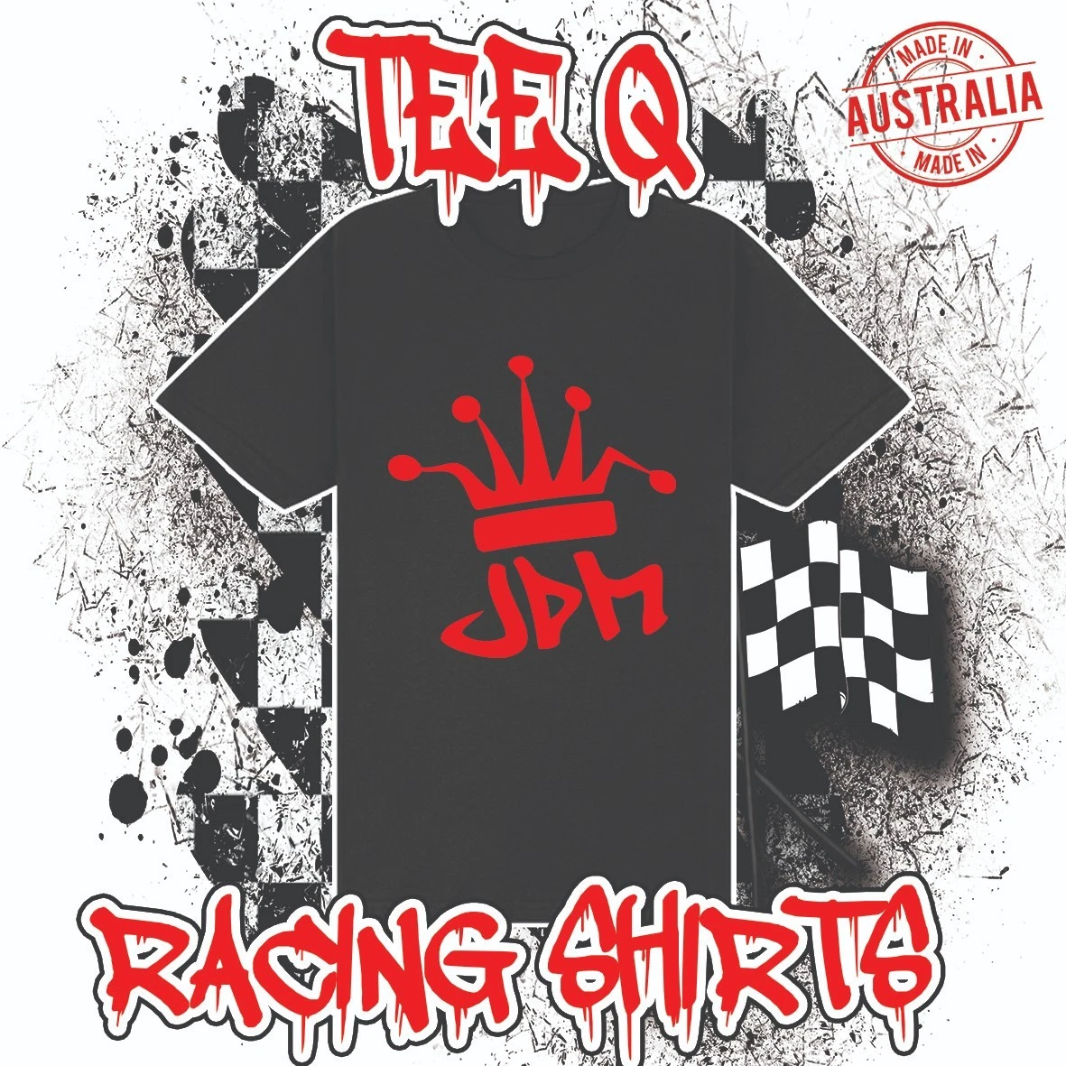 CLASSIC JDM Culture Black Tee ~ 100% Cotton - Walmart.com