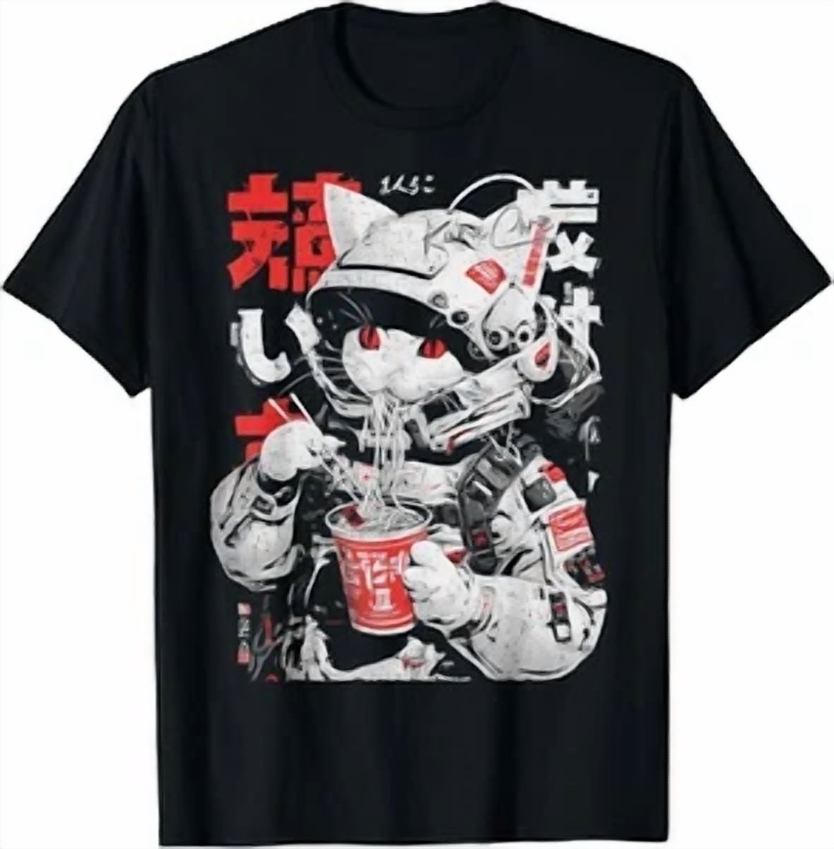 CLASSIC Japanese Streetwear Cyberpunk Retro Techwear Manga Anime T ...