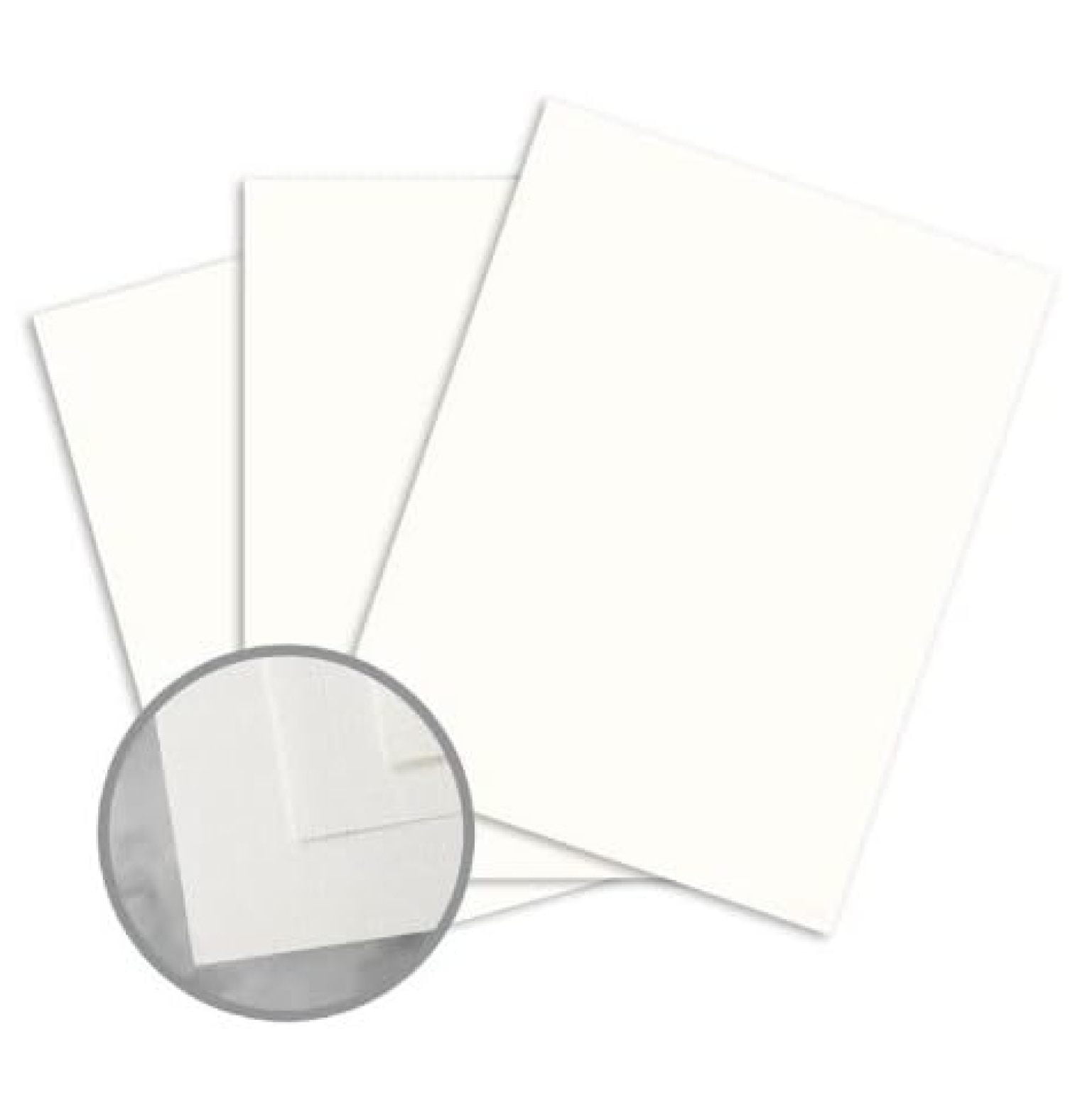 CLASSIC Linen Card Stock - 8.5 x 11 White 80lb Cover - 250 Pack - FSC ...