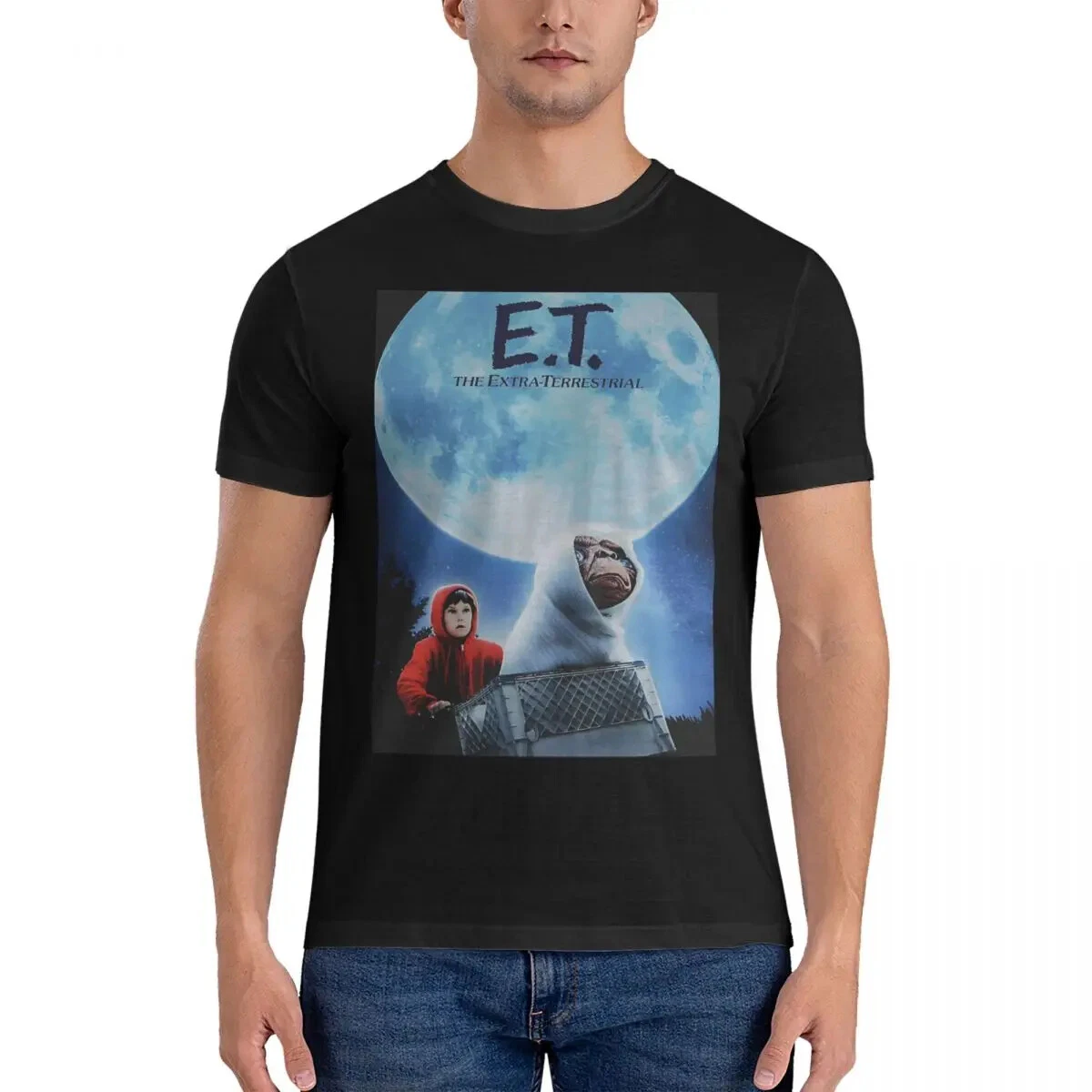 CLASSIC Men He Extra Terrestrial Movie . T Shirt ET Pure Cotton ...