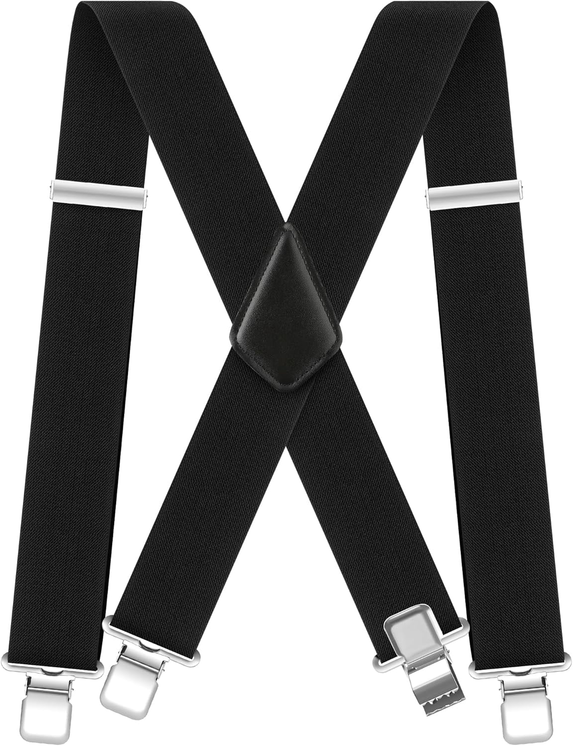 CLASSIC Mens Heavy-Duty Suspender: 2-Inch Wide, Sturdy Clips, X-Back ...