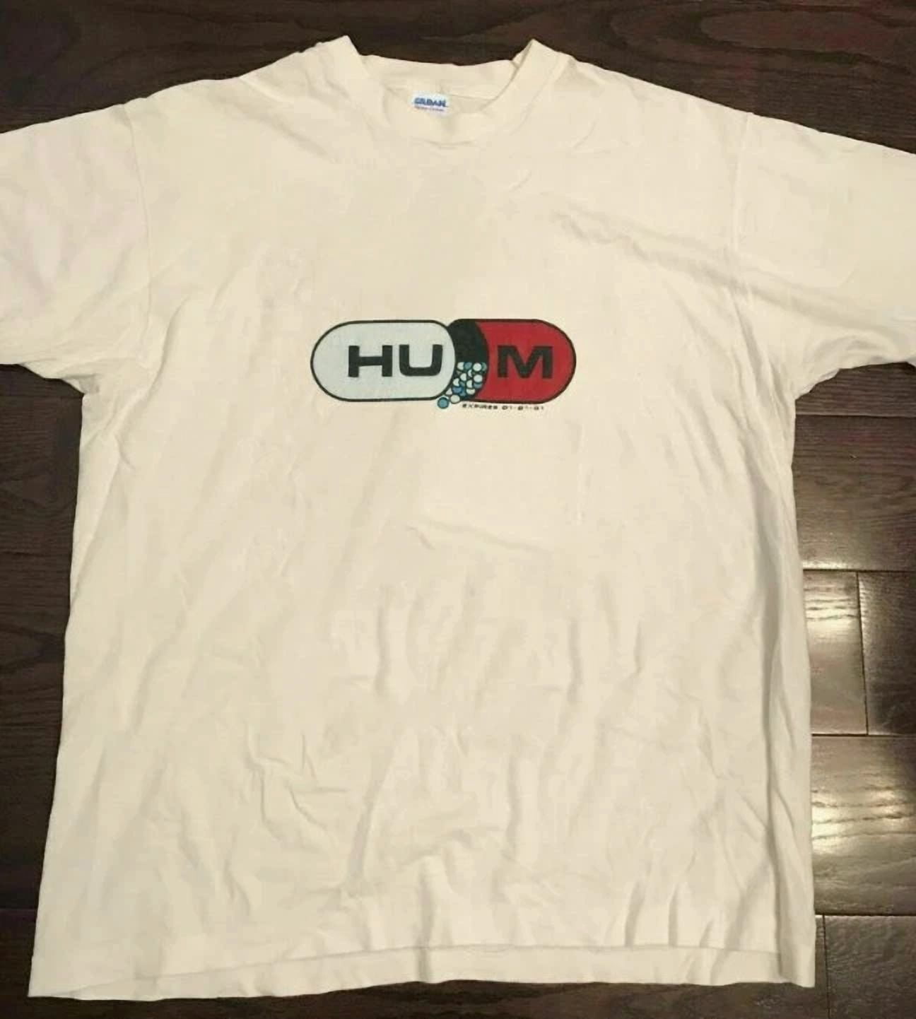CLASSIC New Hum band Pill Tshirt Vintage T-Shirt Size USA - Walmart.com