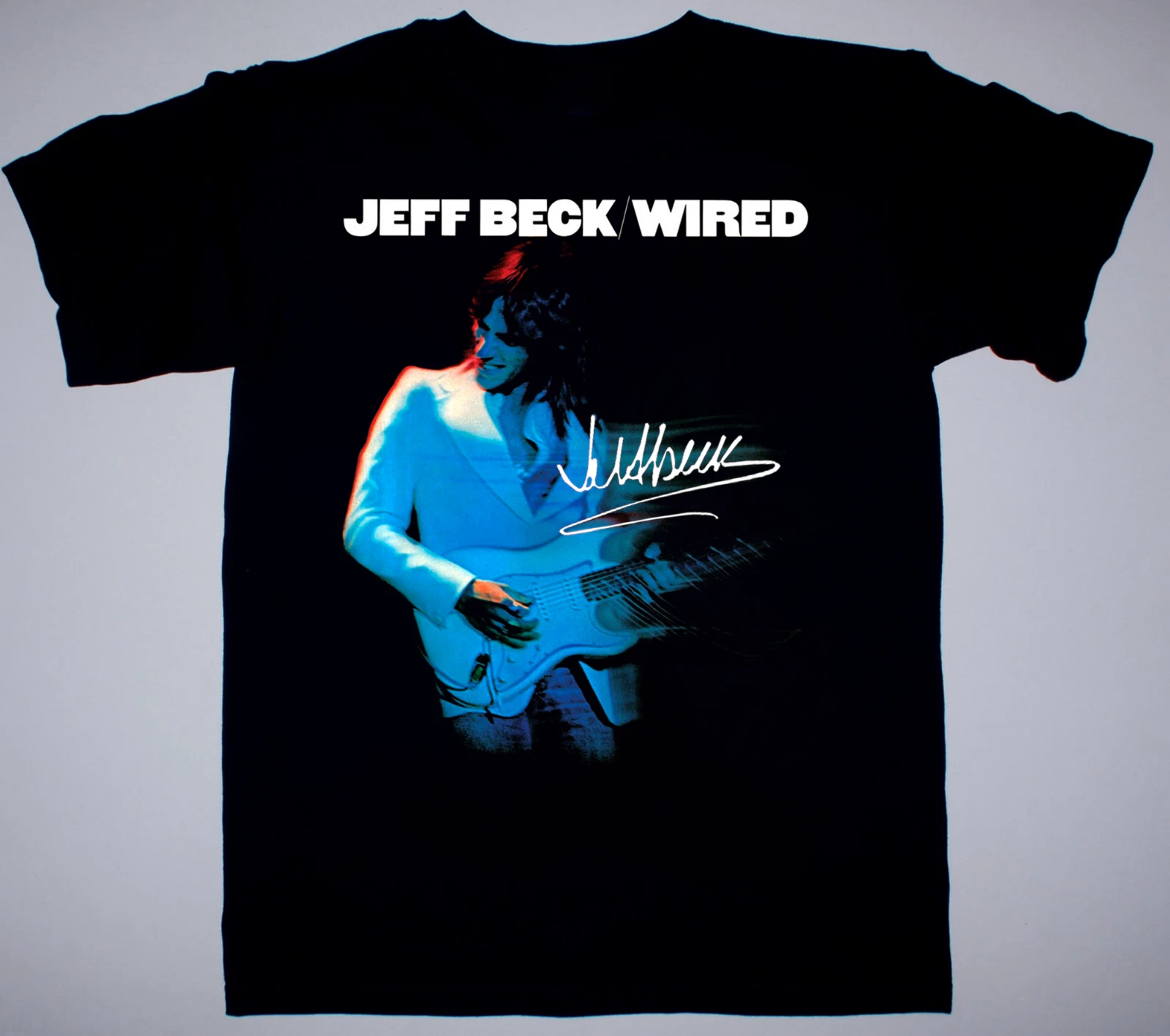 CLASSIC New Jeff Beck Wired Signature Black Men T Shirt Size S to 5XL ...