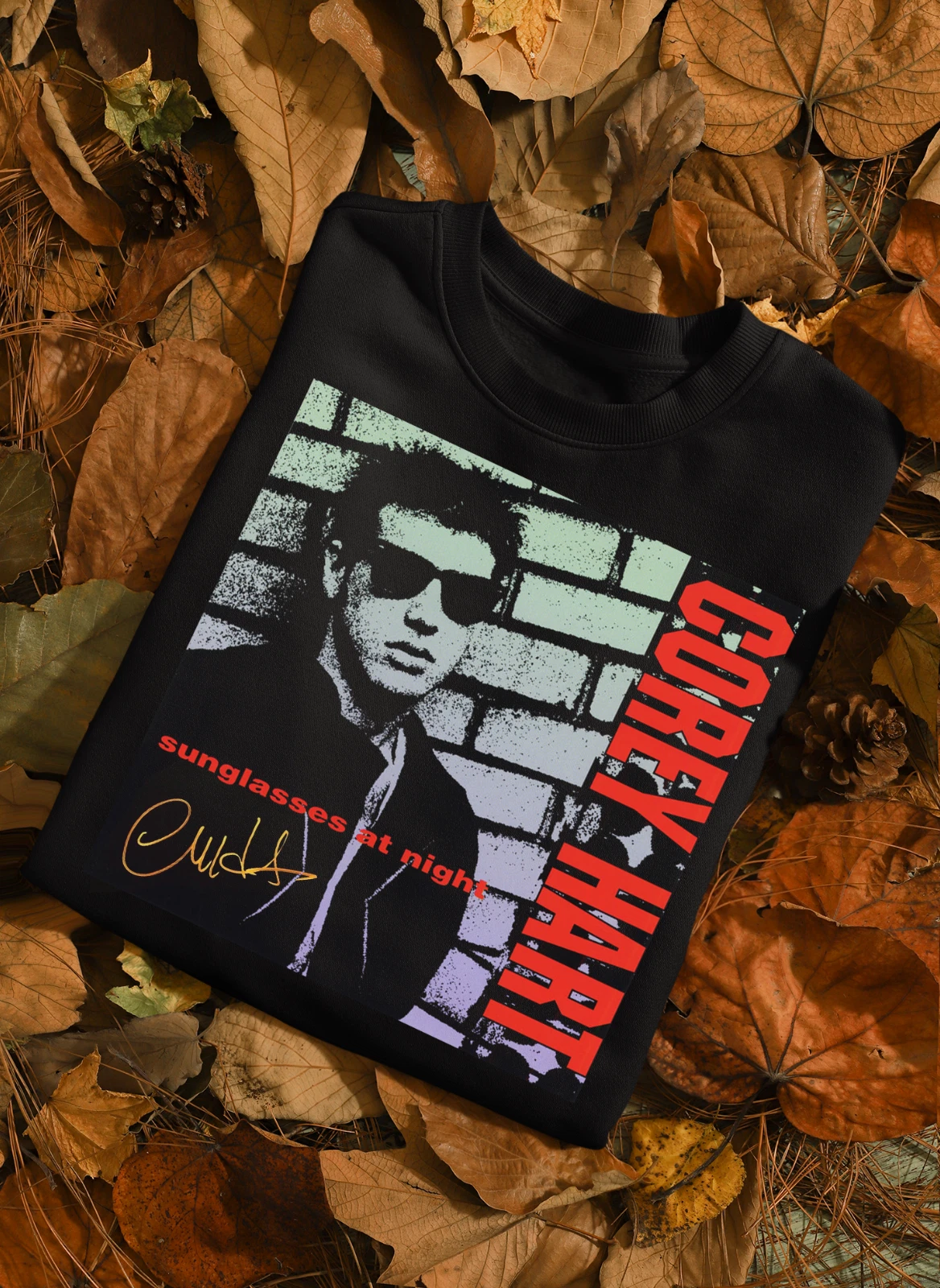 CLASSIC New Rare Corey Hart Signature Cotton Tee Shirt All Size Black ...