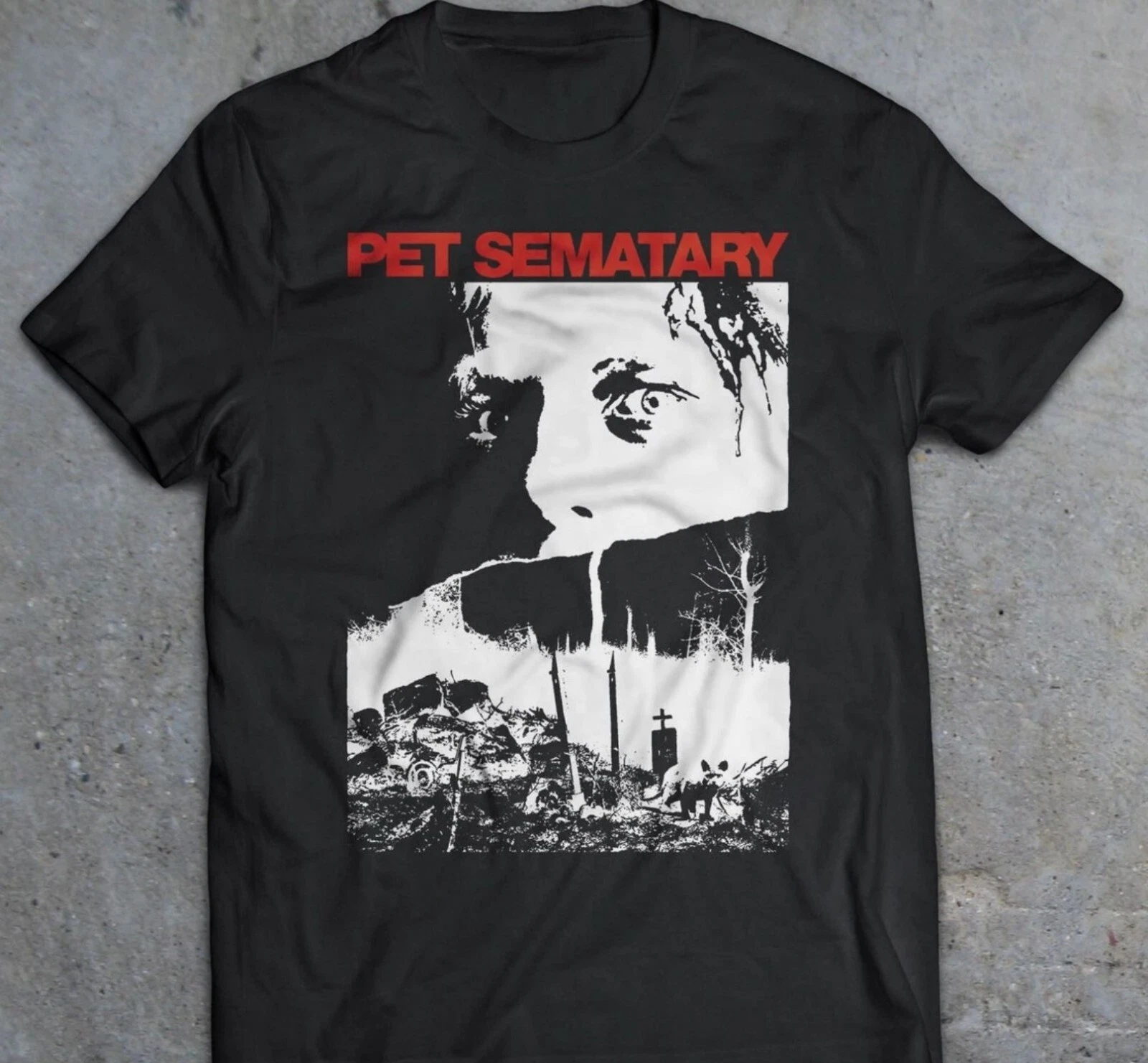 CLASSIC Pet Sematary 1989 Horror Movie T-Shirt , 80s Horror Shirt ...