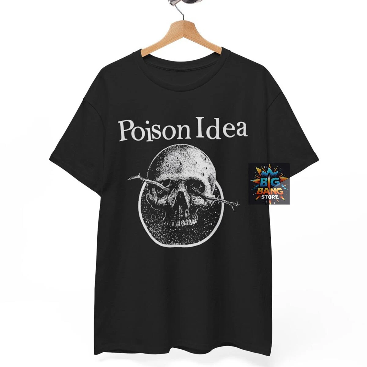 CLASSIC Poison Idea shirt punk hardcore negative Music Band Rock Roll ...