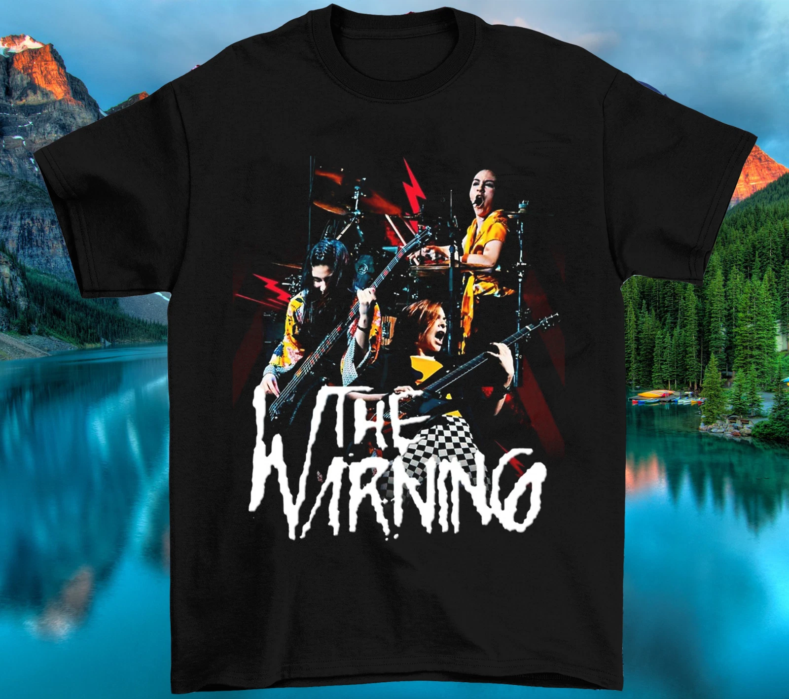 CLASSIC Rare! THE WARNING Band Live In Tour Cotton Black Shirt For Men ...