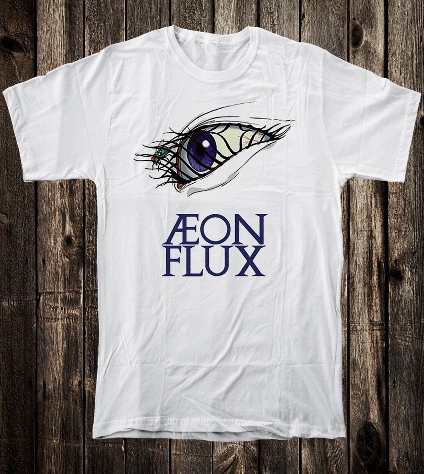 CLASSIC Retro Art Tee T Shirt 100% Cotton Aeon Flux Eye MTV Liquid ...