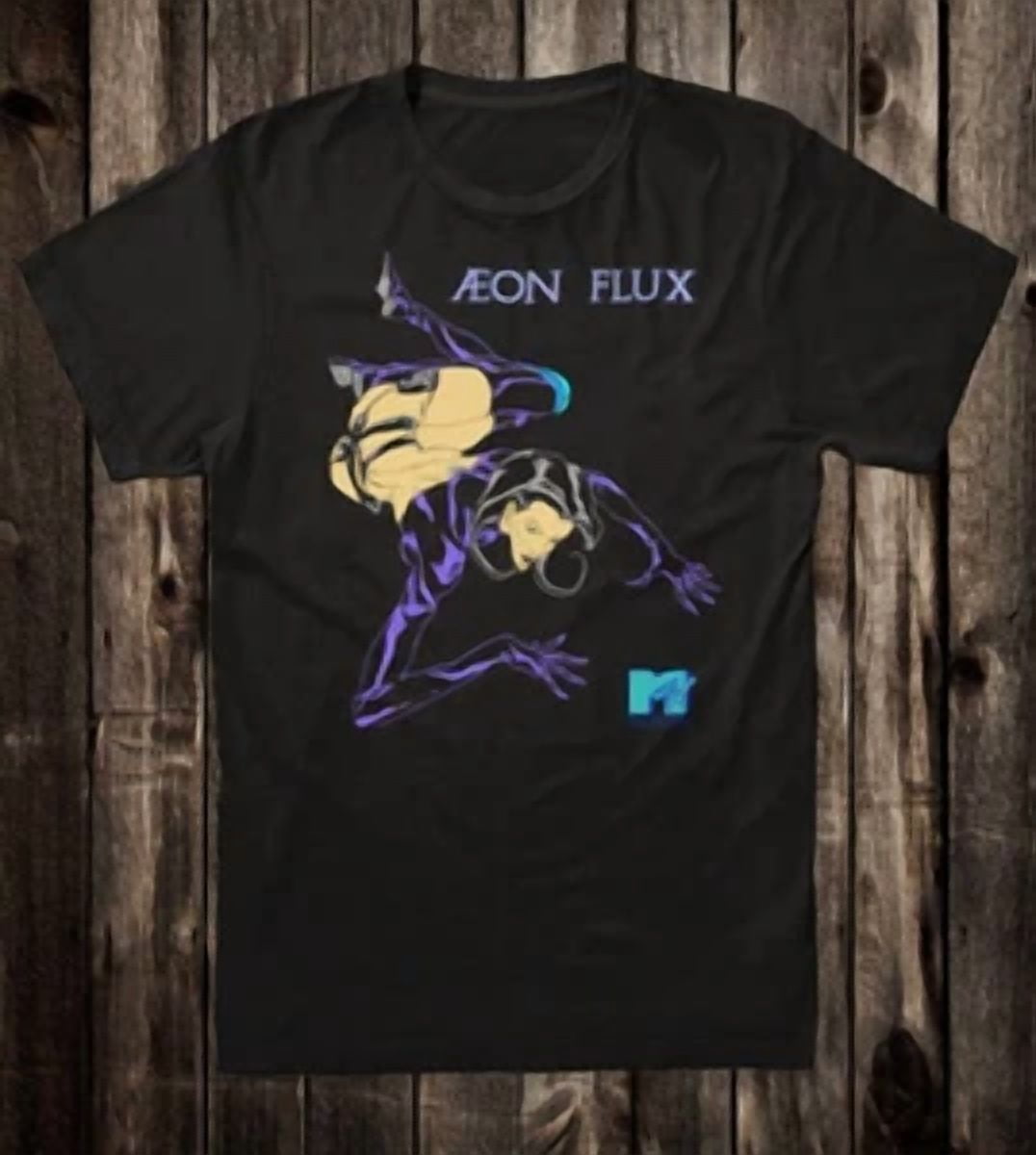 CLASSIC Retro Art Tee T Shirt Cotton Aeon Flux Liquid Television ...