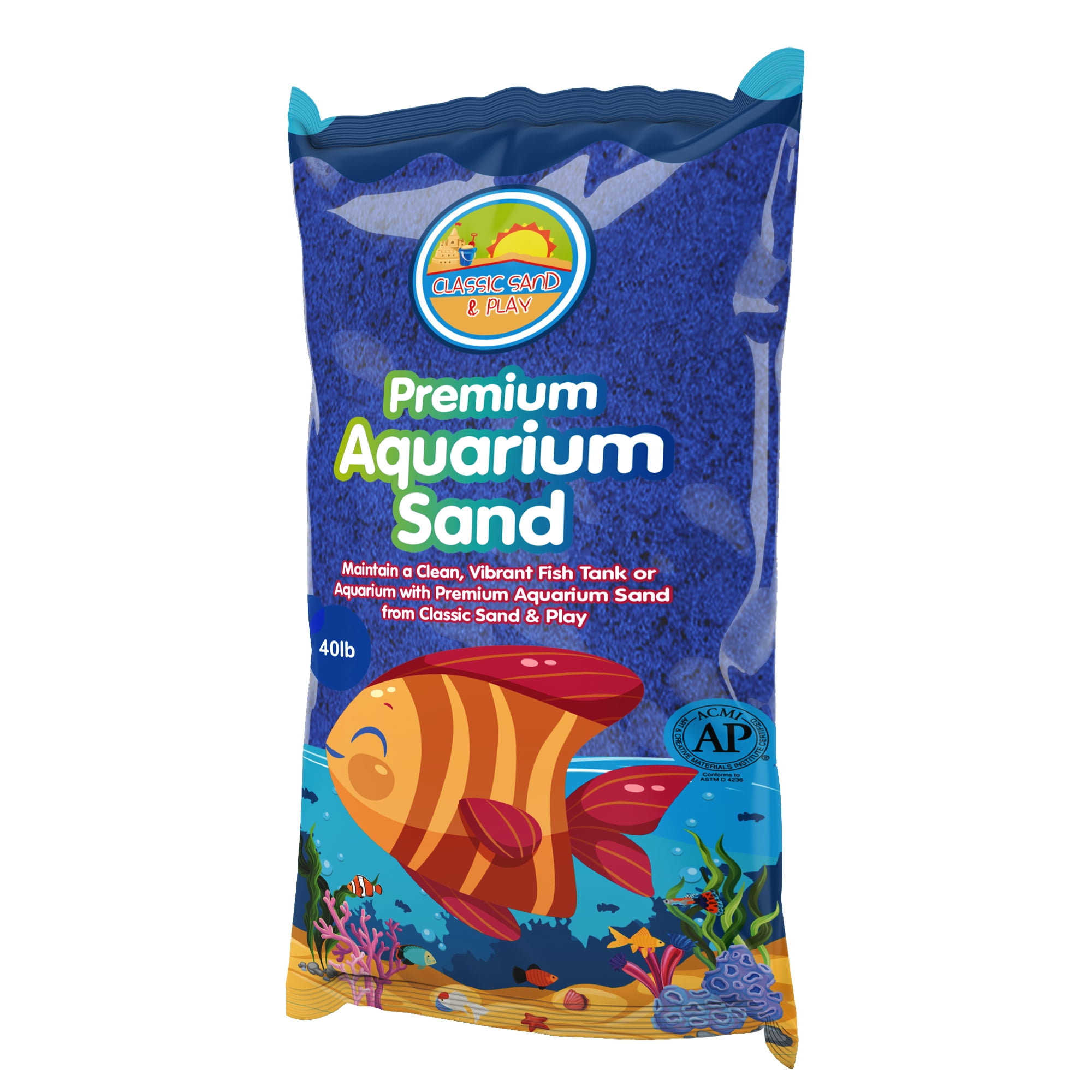 CLASSIC SAND & PLAY Natural Aquarium Sand for Freshwater and Saltwater ...