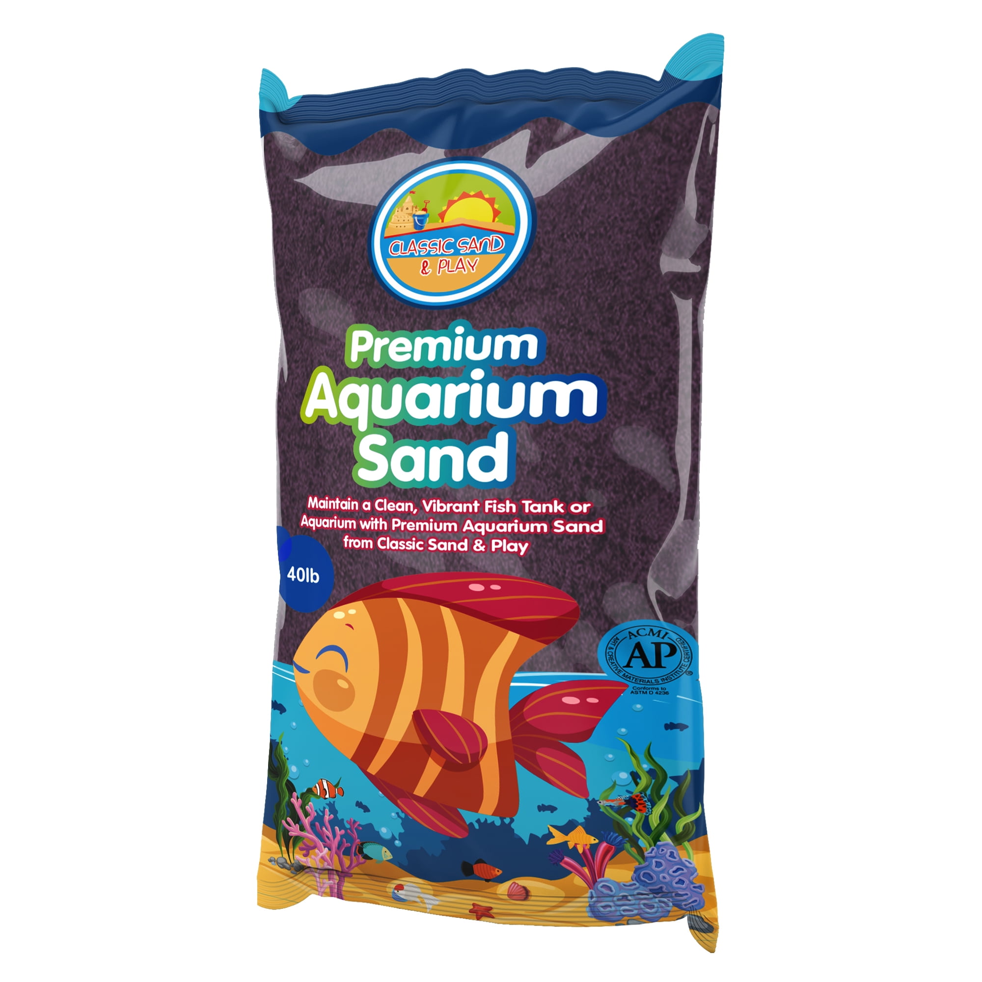 CLASSIC SAND & PLAY Natural Aquarium Sand for Freshwater and Saltwater ...