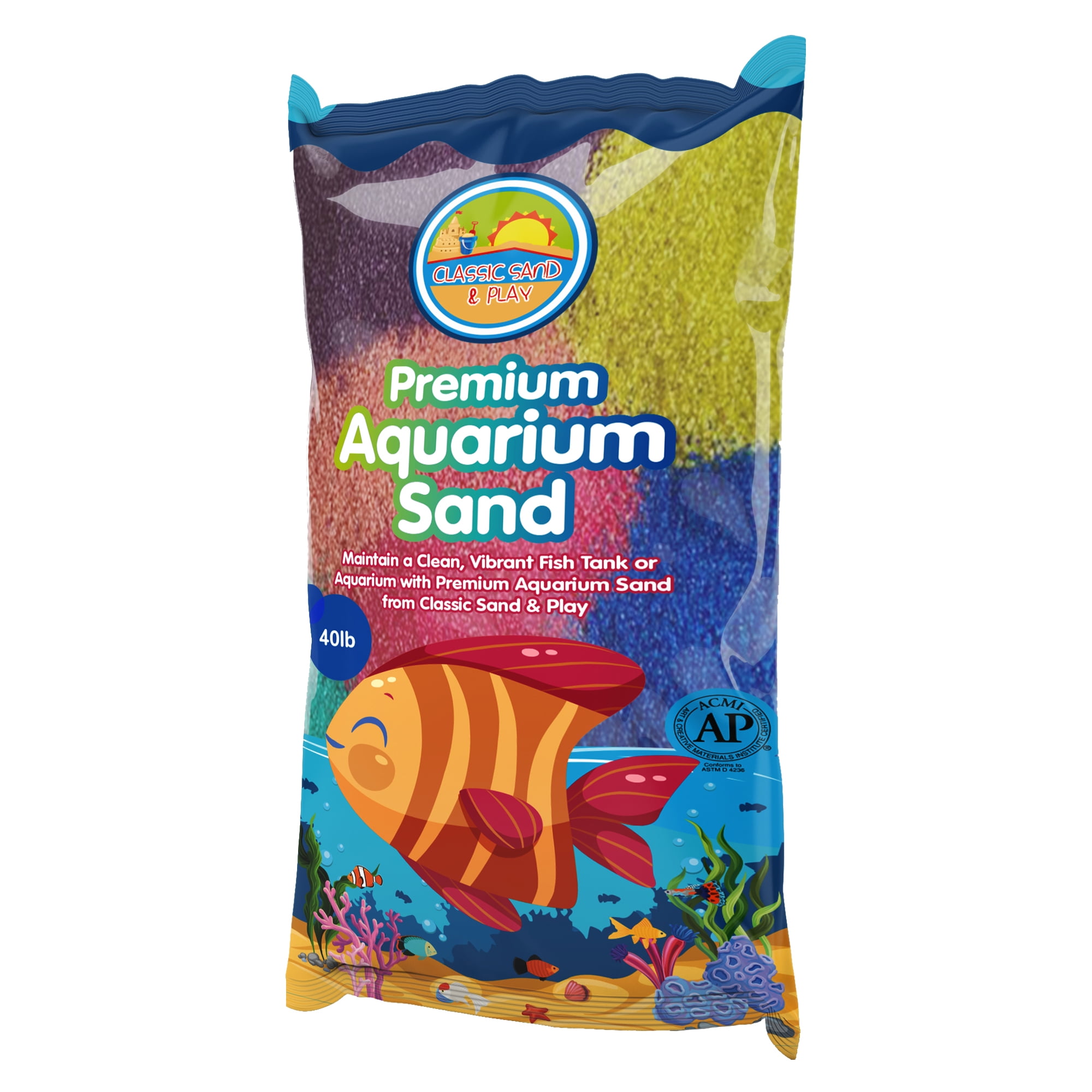 CLASSIC SAND & PLAY Natural Aquarium Sand for Freshwater and Saltwater ...