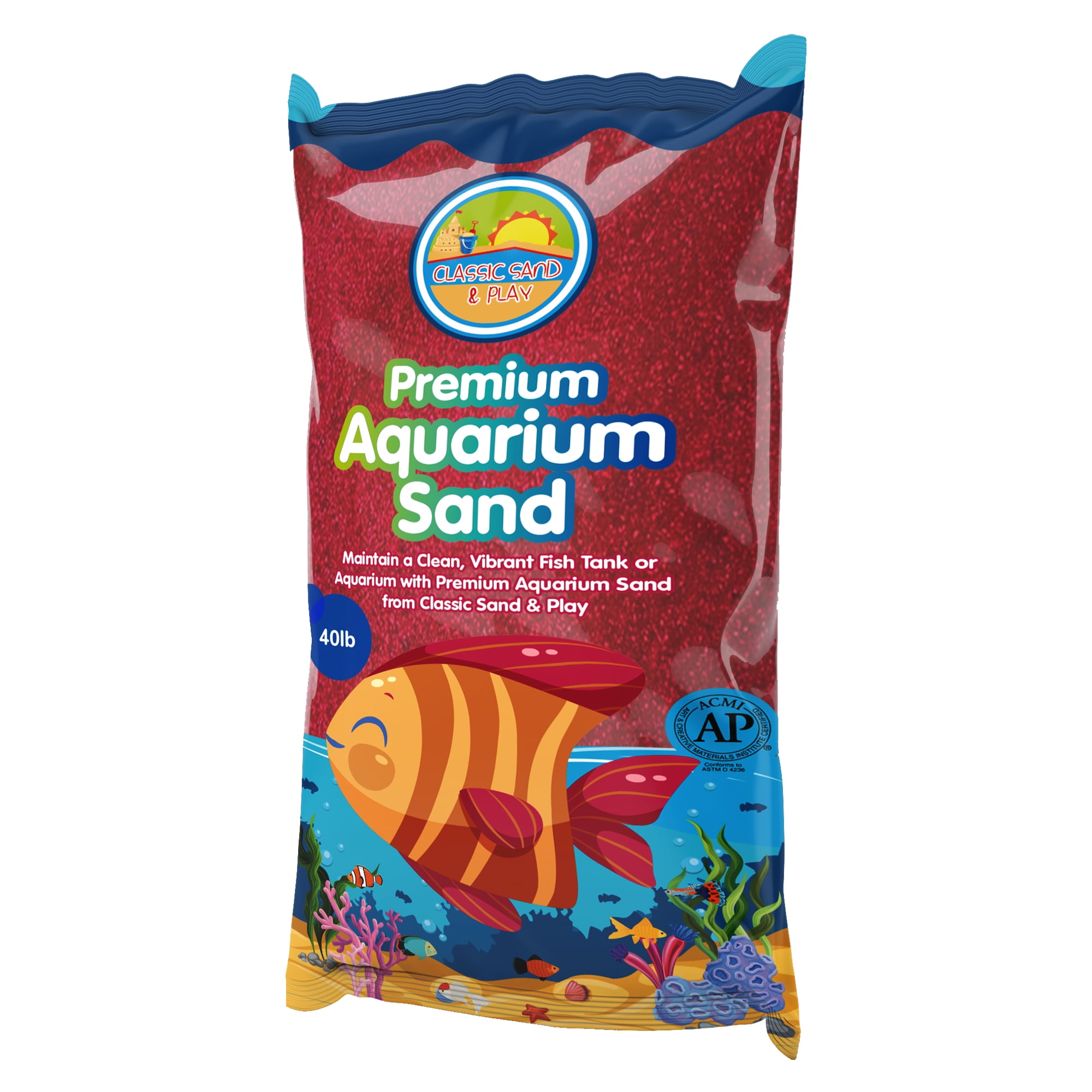 CLASSIC SAND & PLAY Natural Aquarium Sand for Freshwater and Saltwater ...