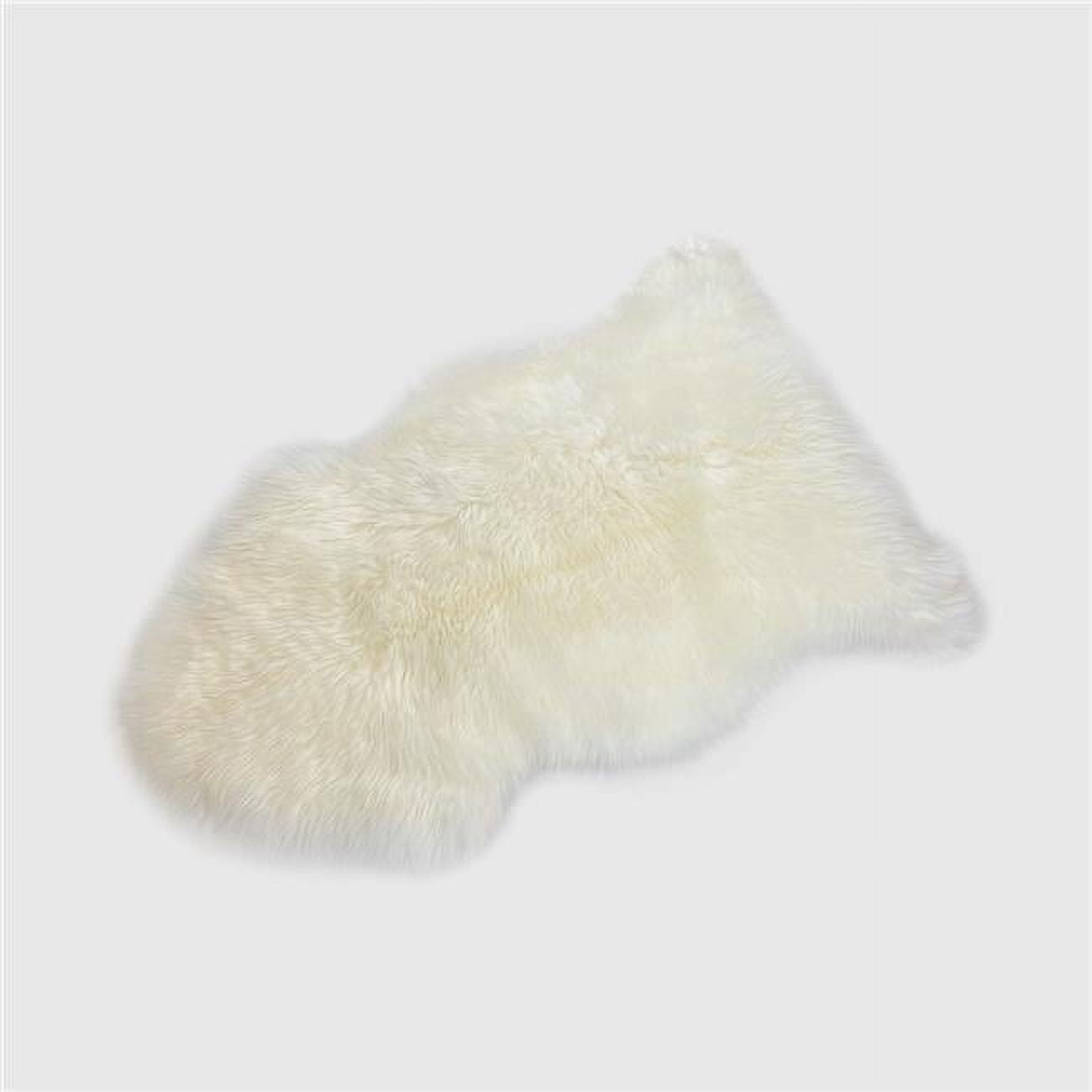 CLASSIC SHEEPSKIN SINGLE PELT RUG, NATURAL IVORY - Walmart.com