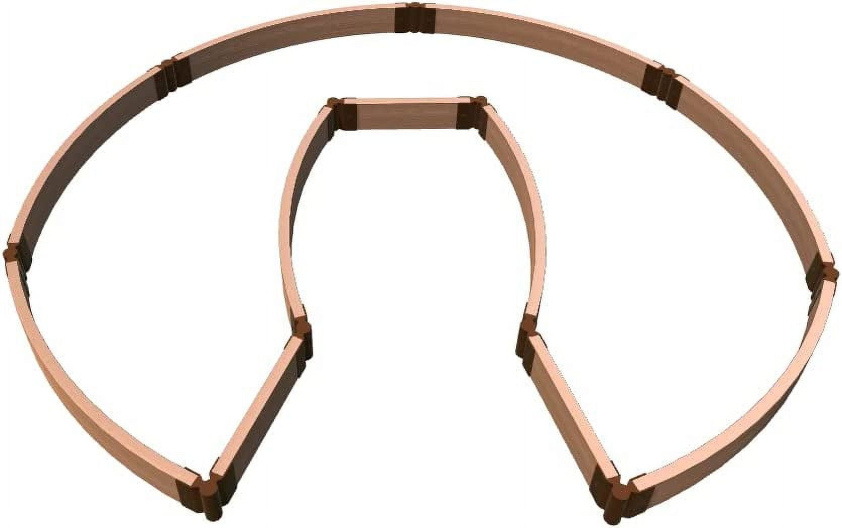 CLASSIC SIENNA 'WALK-IN CIRCLE CHICAGO KEYHOLE PATH' - 9' X 9' X 5.5 ...