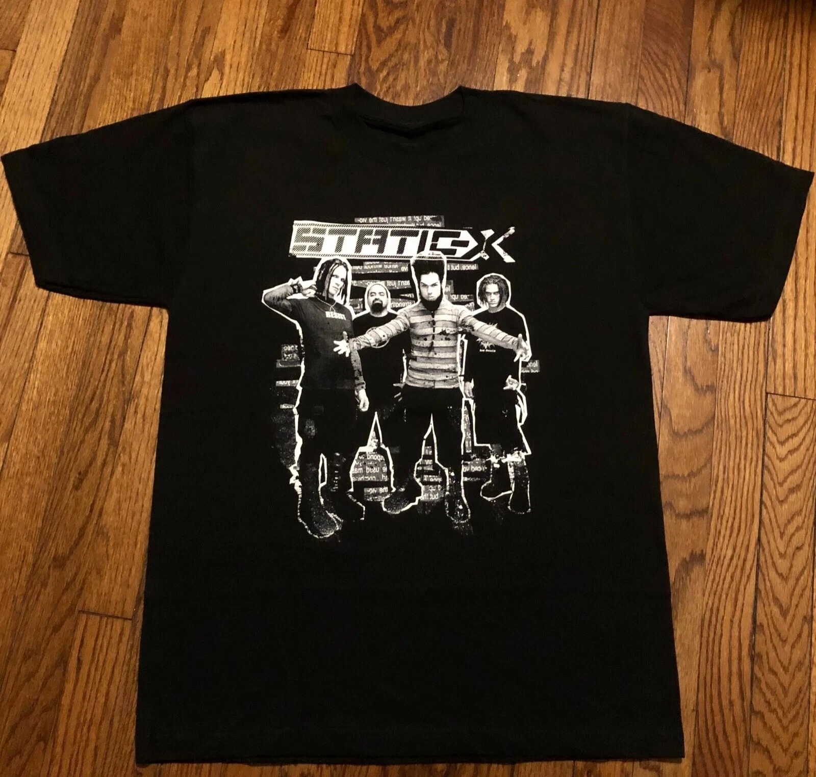 CLASSIC STATIC-X Band In Tour Concert Cotton Black All Size T Shirt For ...